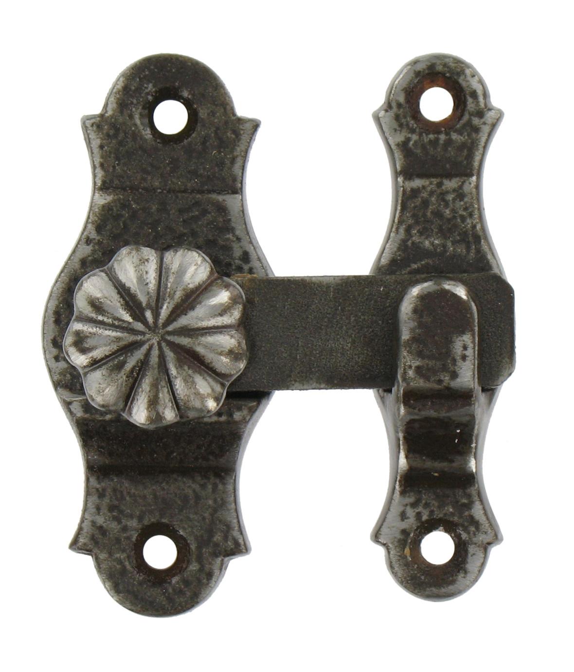 Targette a loquet, fer gris | Leroy Merlin