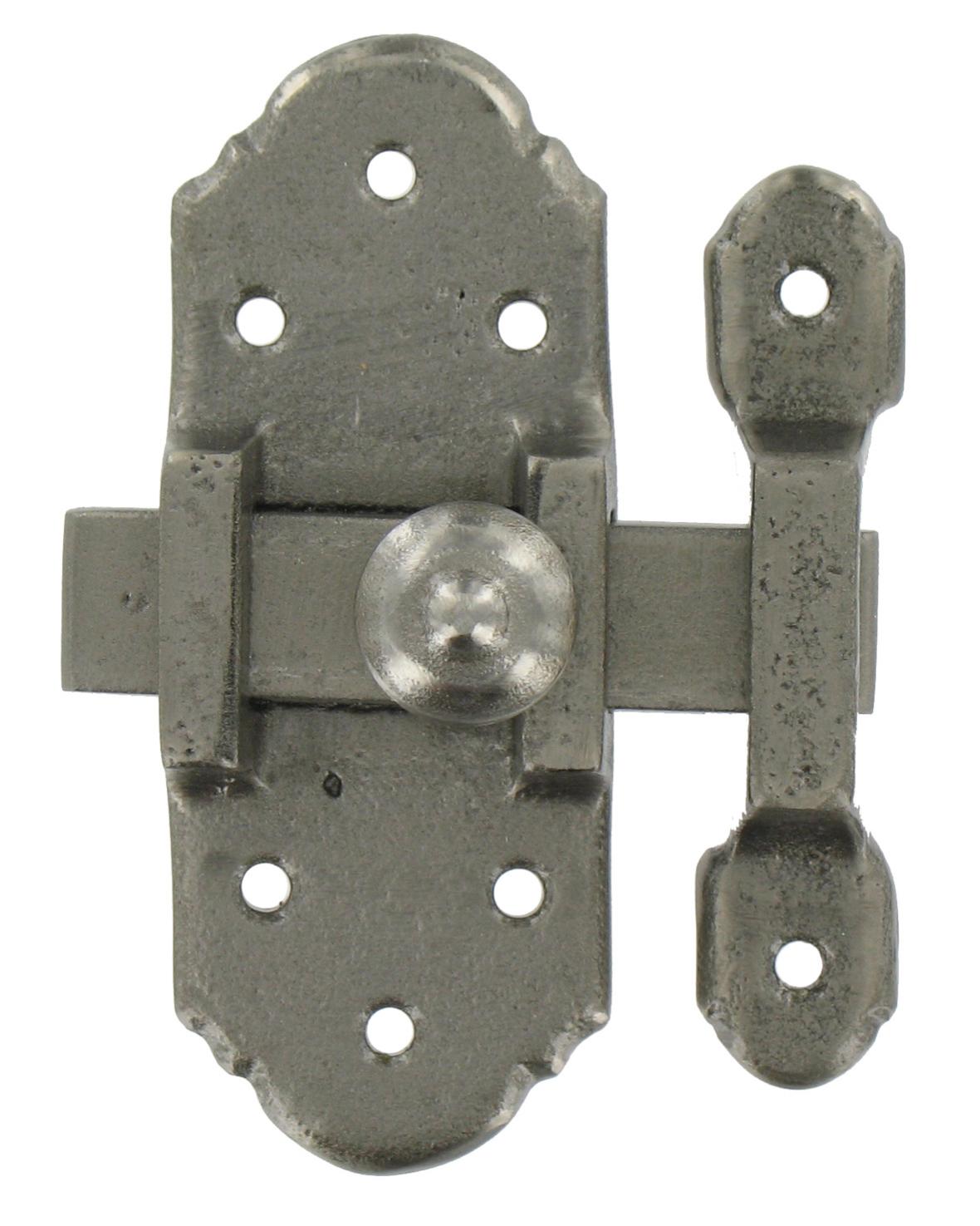 Targette a loquet, fer mat noir | Leroy Merlin