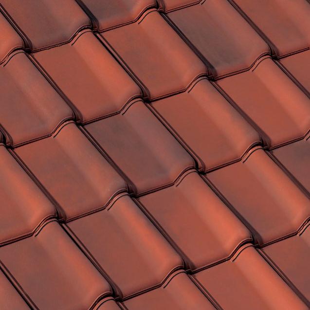 Tuile MONIER rouge vieilli Postel 20 | Leroy Merlin