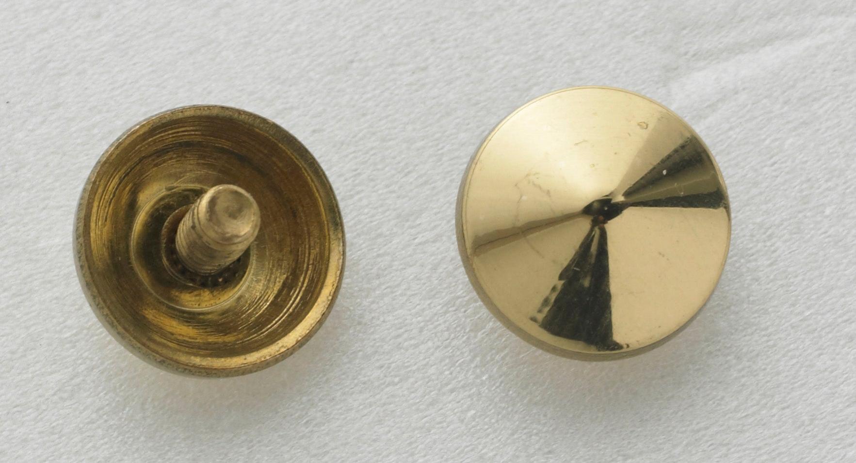 Lot de 4 cache-vis laiton tête pointue STANDERS, Diam.20 mm | Leroy Merlin