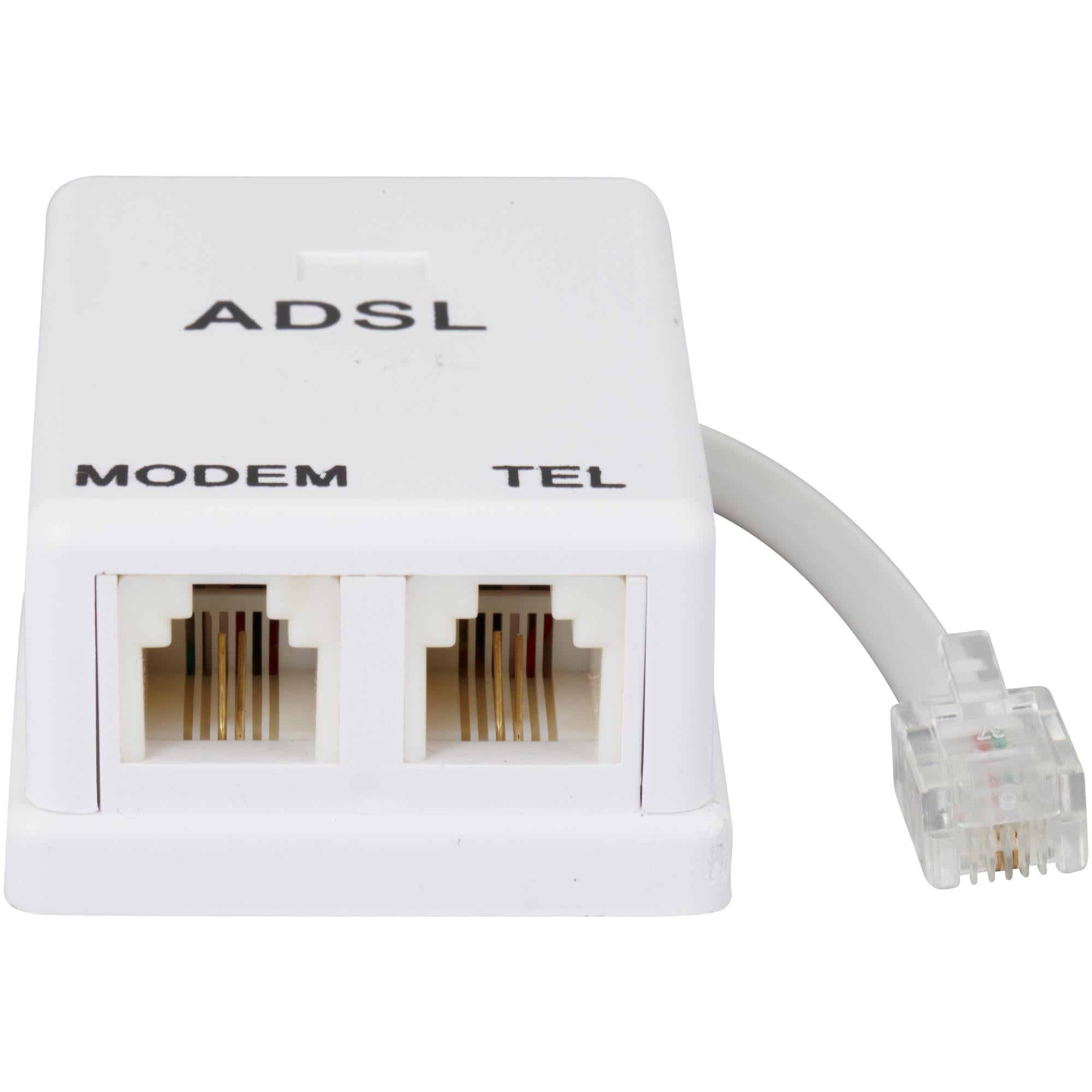 Filtre ADSL rj45 / rj11, EVOLOGY | Leroy Merlin