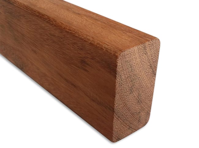 Lambourde Pour Terrasse Bois Exotique Naturel L2 M X L6 Cm X Ep38