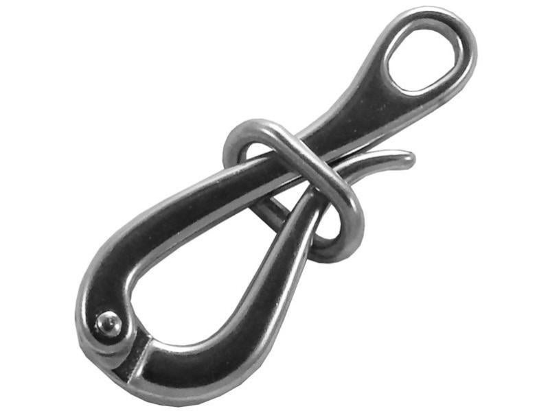 Crochet pelican inox, 100 mm | Leroy Merlin