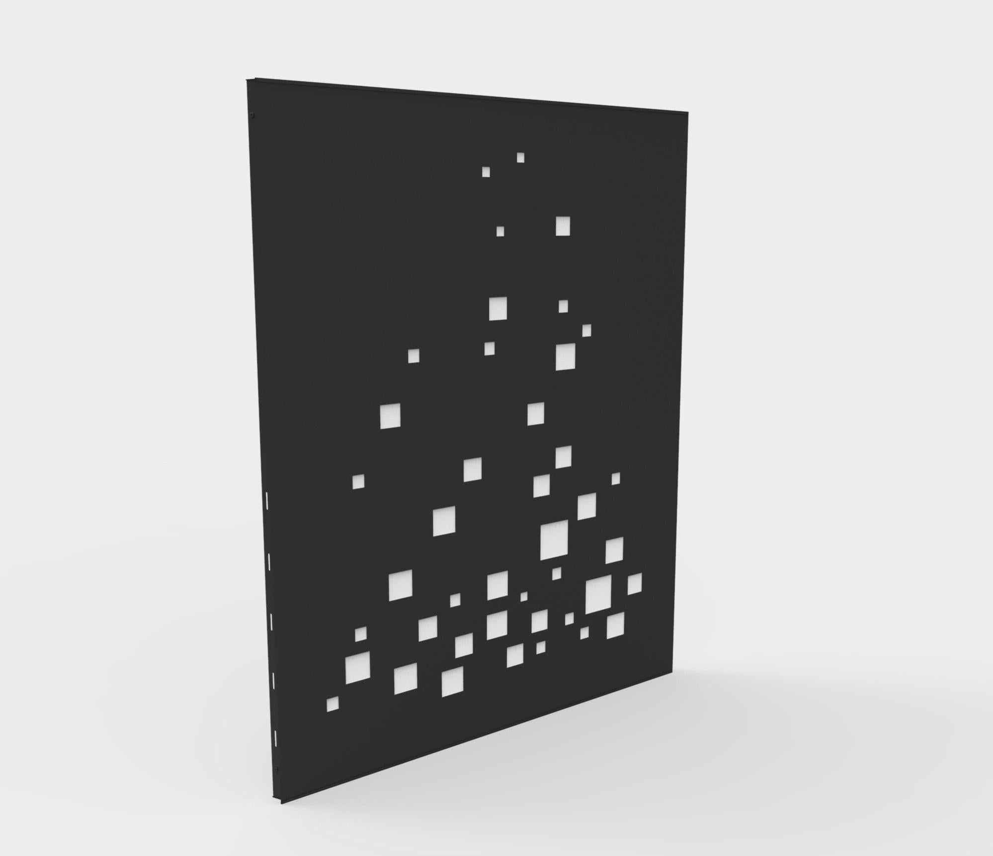 Plaque de protection murale noir DIXNEUF Evanescence, l.80 cm x H.100 ...