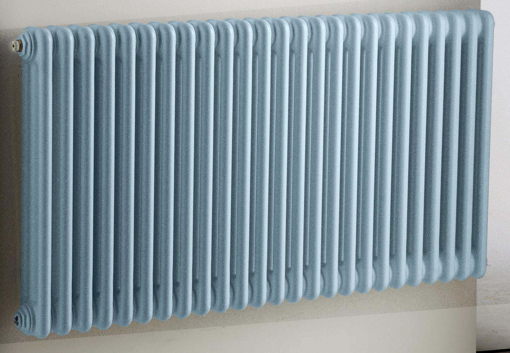 Radiateur eau chaude vertical IRSAP Tesi bleu, 1515W H.60 x l.112.5 cm ...