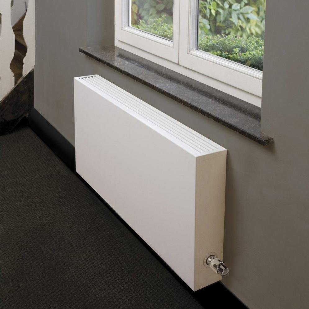 Radiateur chauffage central basse température Type 15 blanc, l.140 cm ...