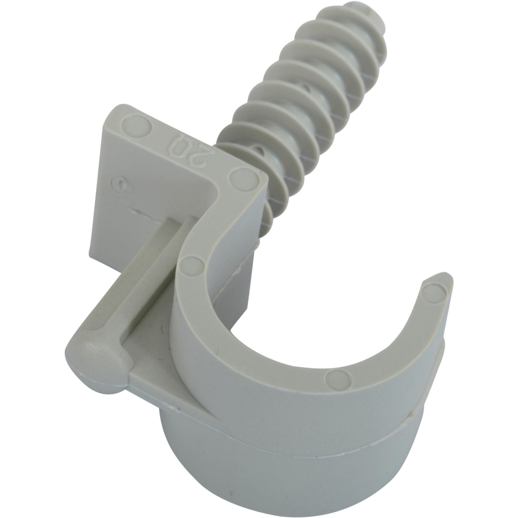 Clip simple, Diam.20 à 25 mm, L.55 mm | Leroy Merlin