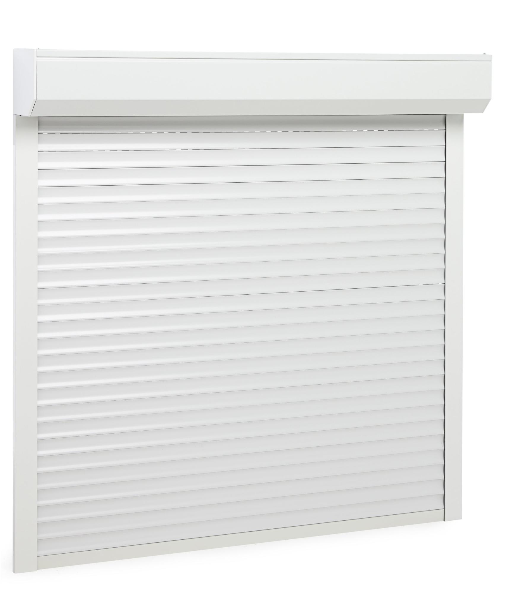 Volet roulant électrique pvc blanc motorisé filaire, H.120 x l.100 cm ...