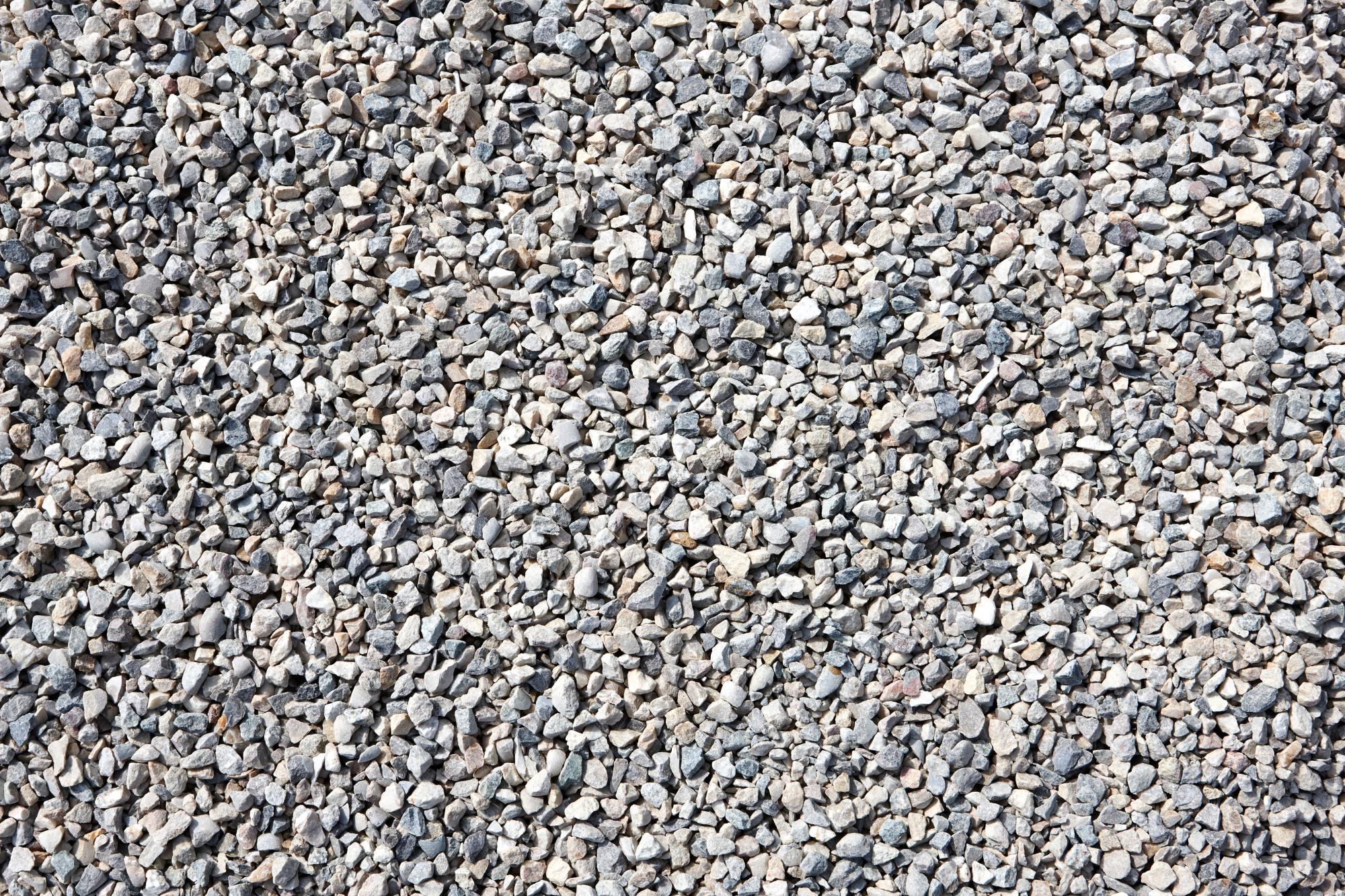 Graviers pierre naturelle Silico calcaire, gris 6/10mm, 25kg | Leroy Merlin