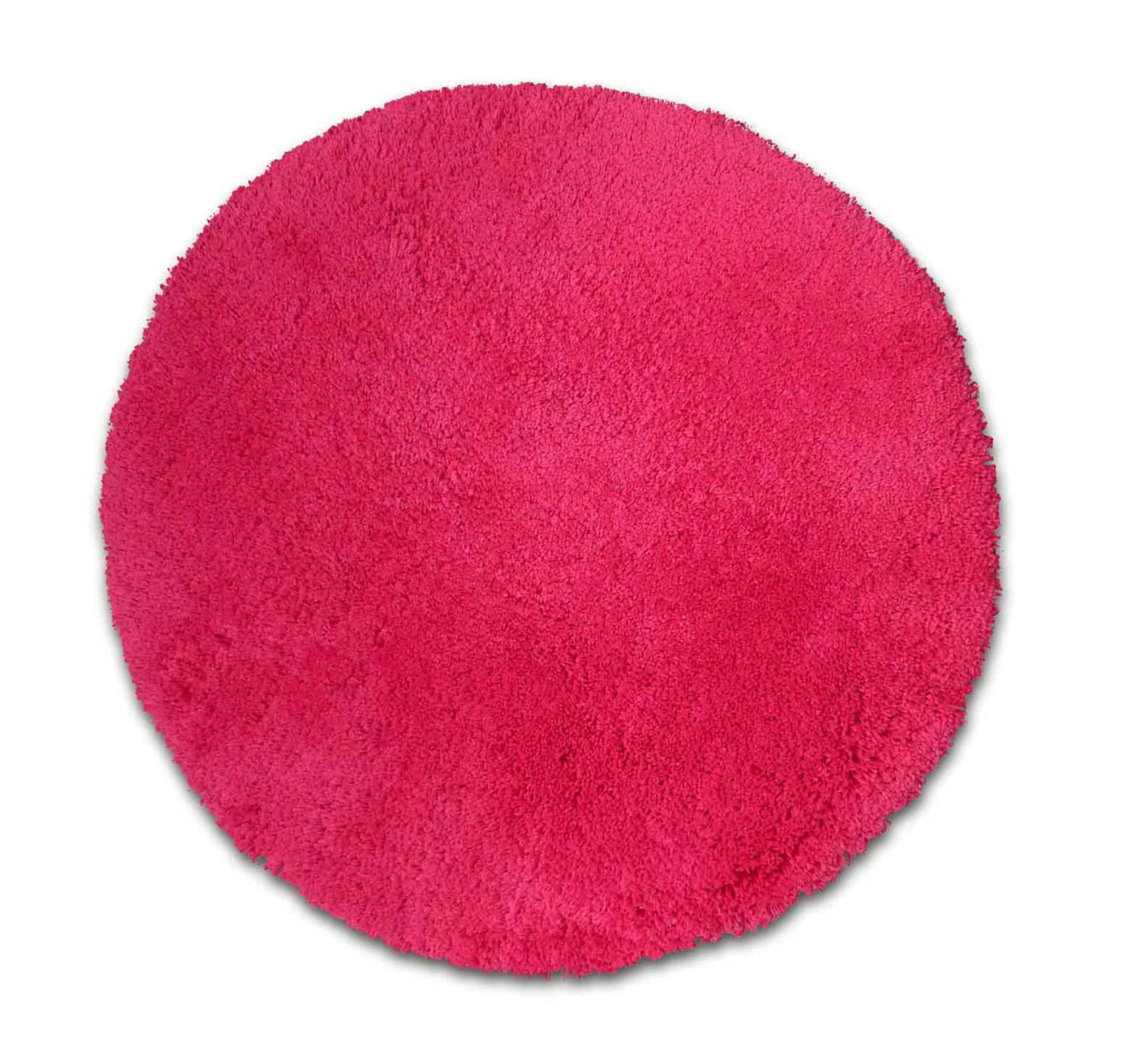 Tapis rose rond Diam.650 mm Agathe | Leroy Merlin