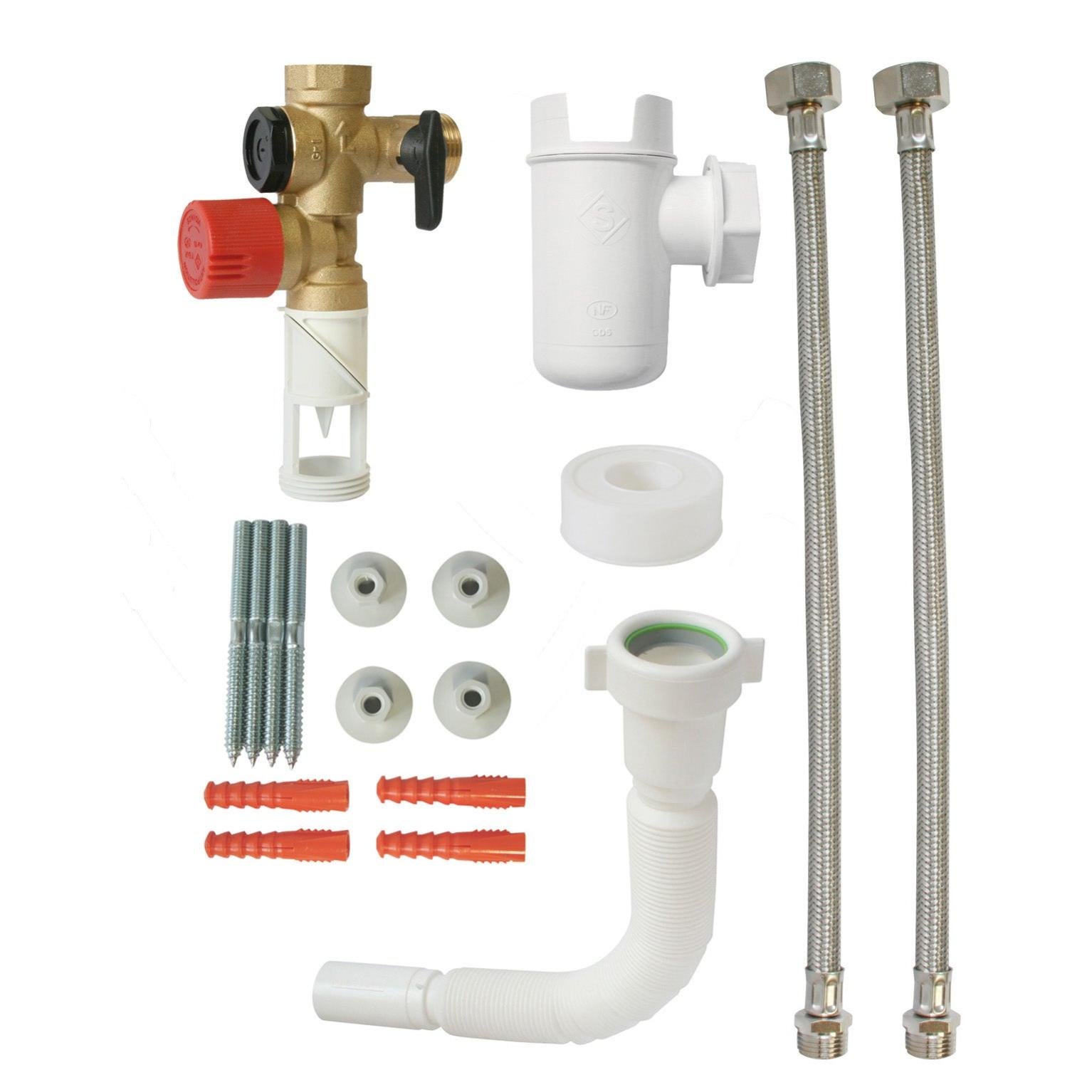Kit groupe de sécurité complet inox pour eau agressive EQUATION | Leroy Merlin