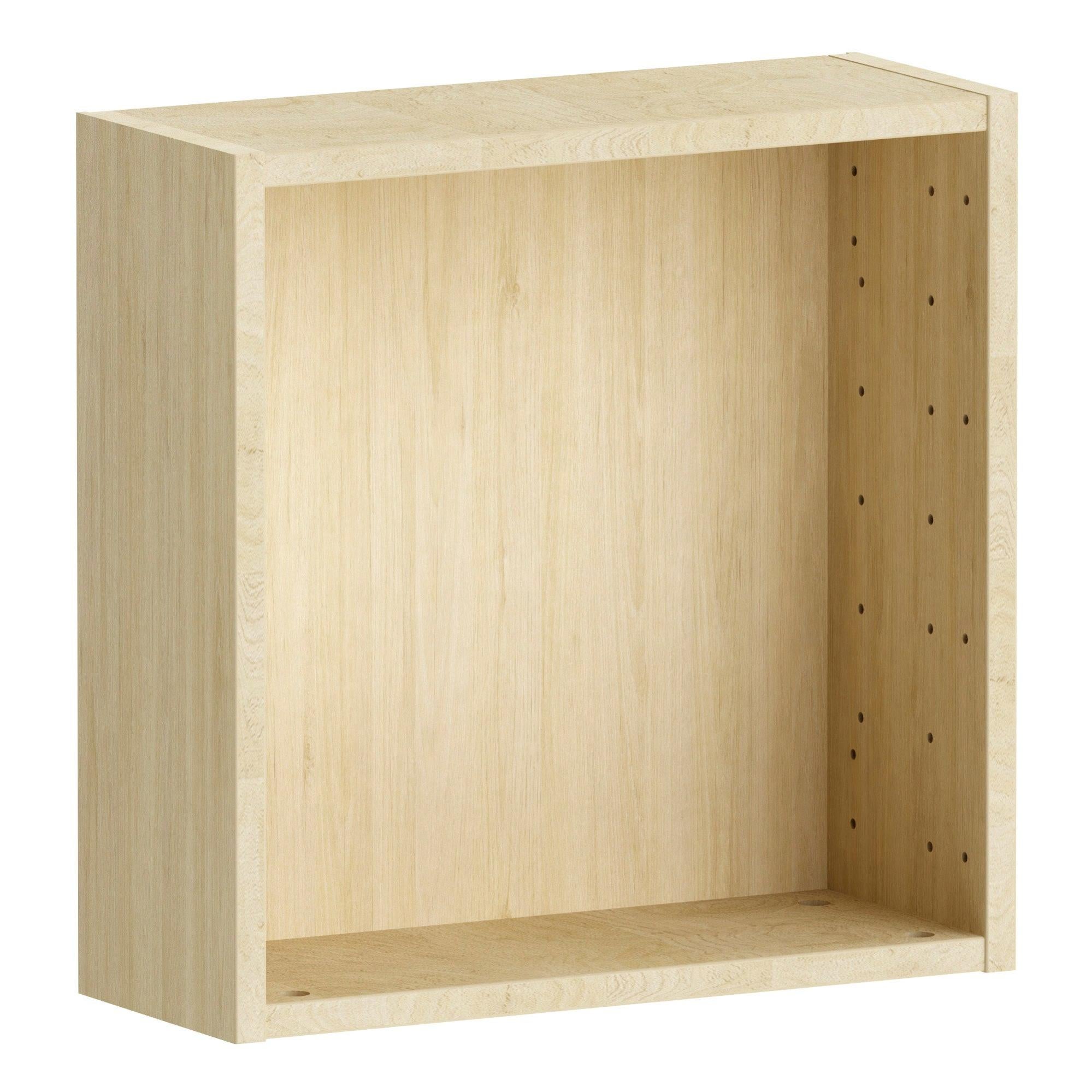 Caisson SPACEO Home, effet chêne naturel H.40 x l.40 x P.15 cm | Leroy ...