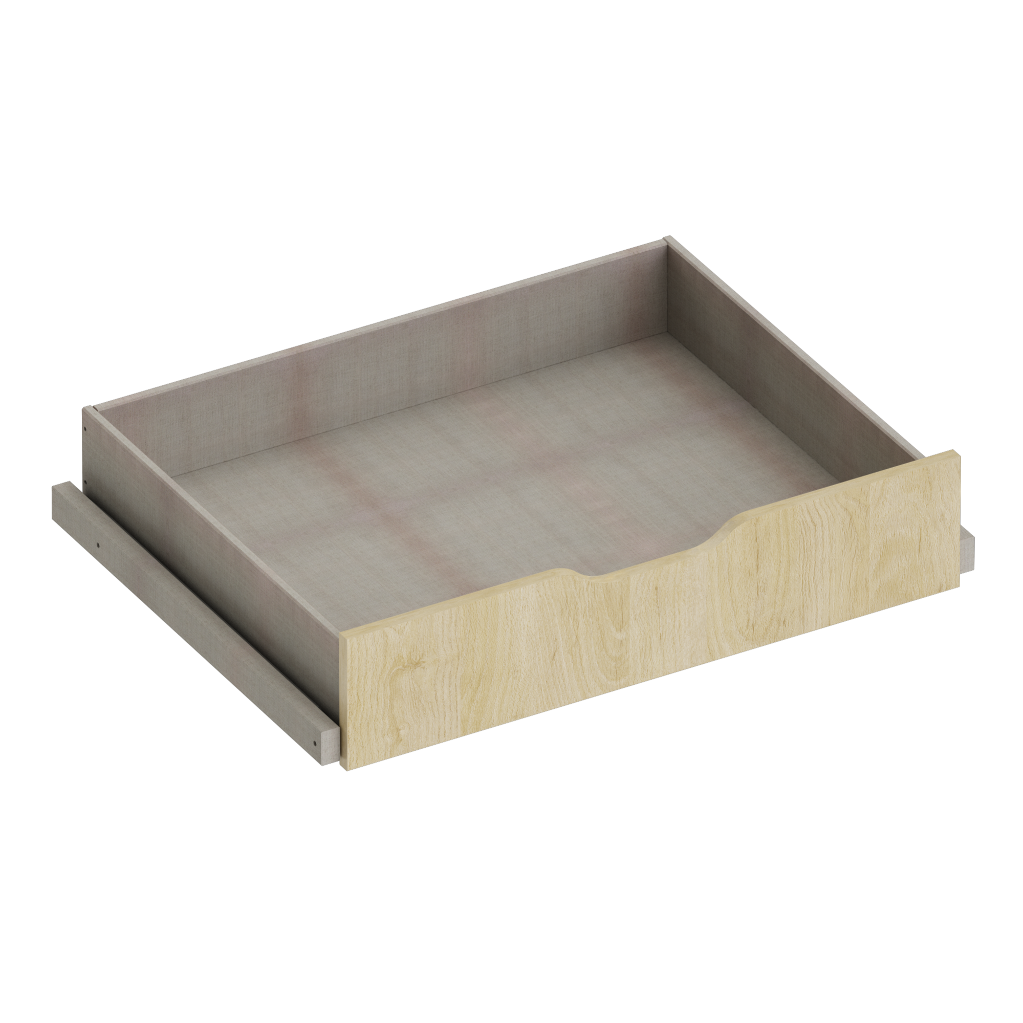 Tiroir intérieur SPACEO Home 16 x 68 x 53 cm, effet chêne naturel ...
