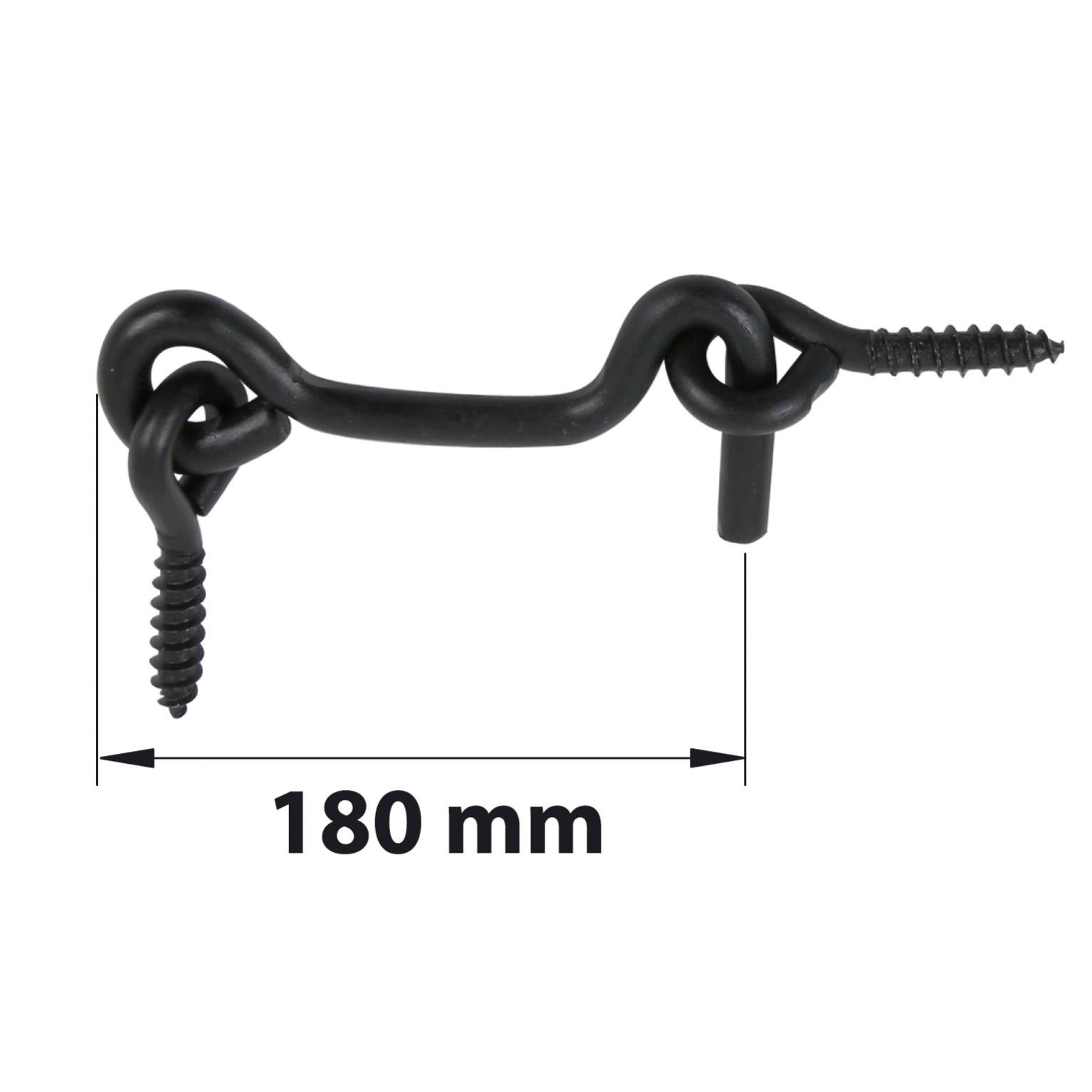 Crochet contrevent acier prépeint, H.35 x L.180 x P.20 mm | Leroy Merlin