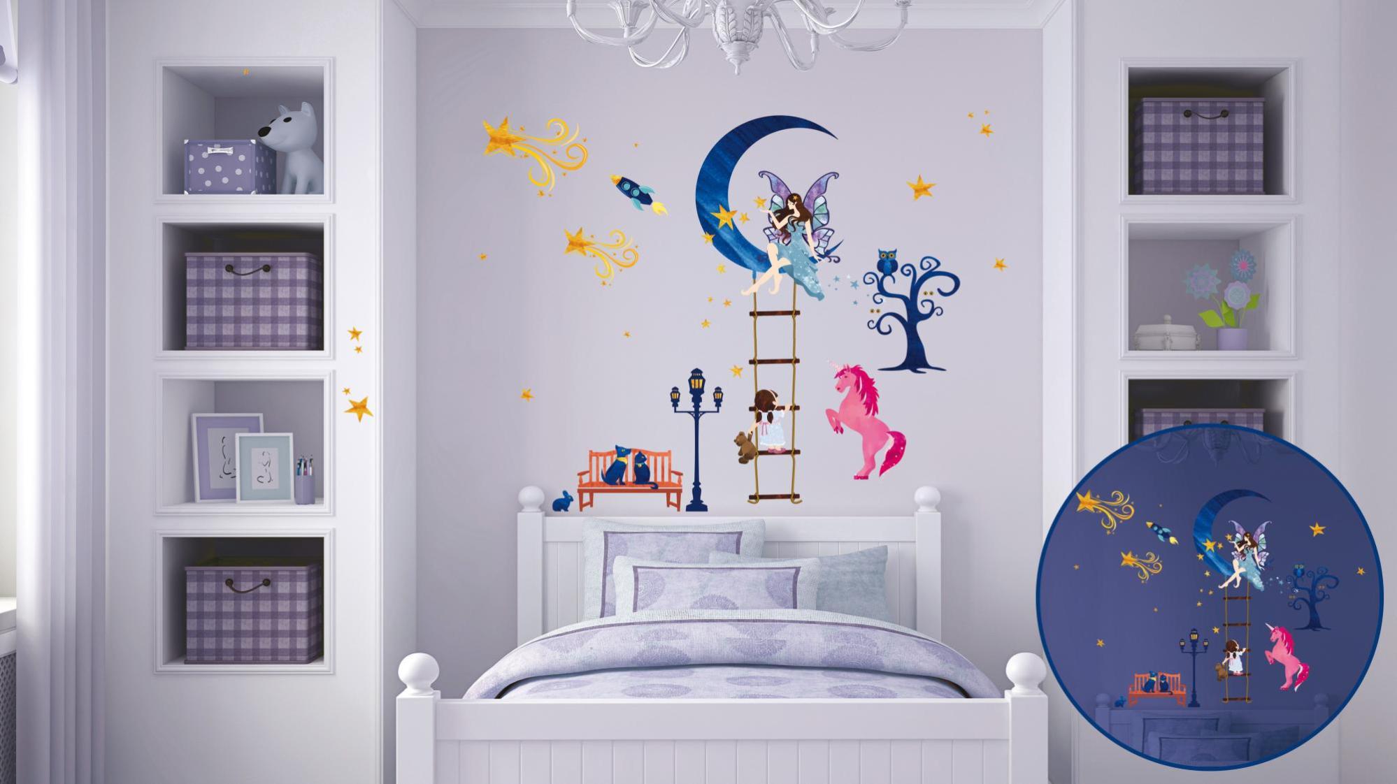 Sticker Fées 50 cm x 70 cm | Leroy Merlin