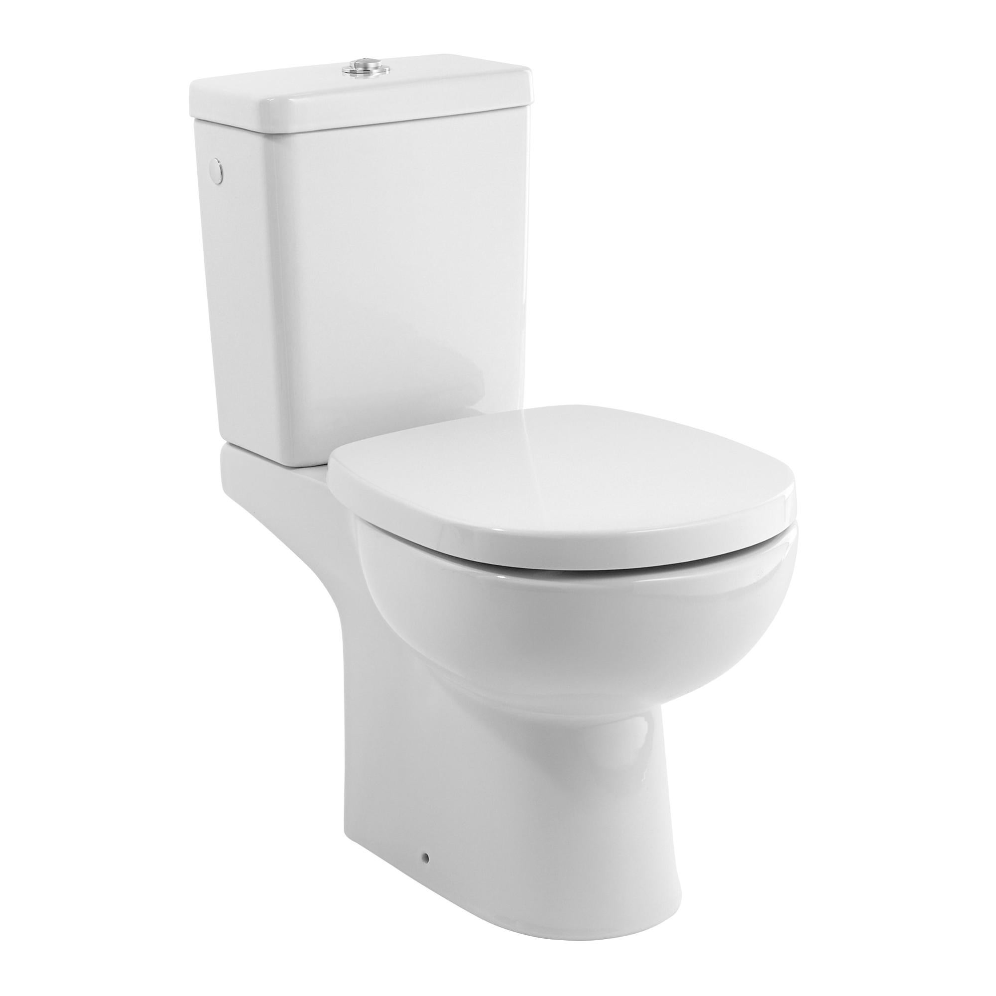 Pack WC à poser sortie horizontale, IDEAL STANDARD Idealsoft sans bride ...