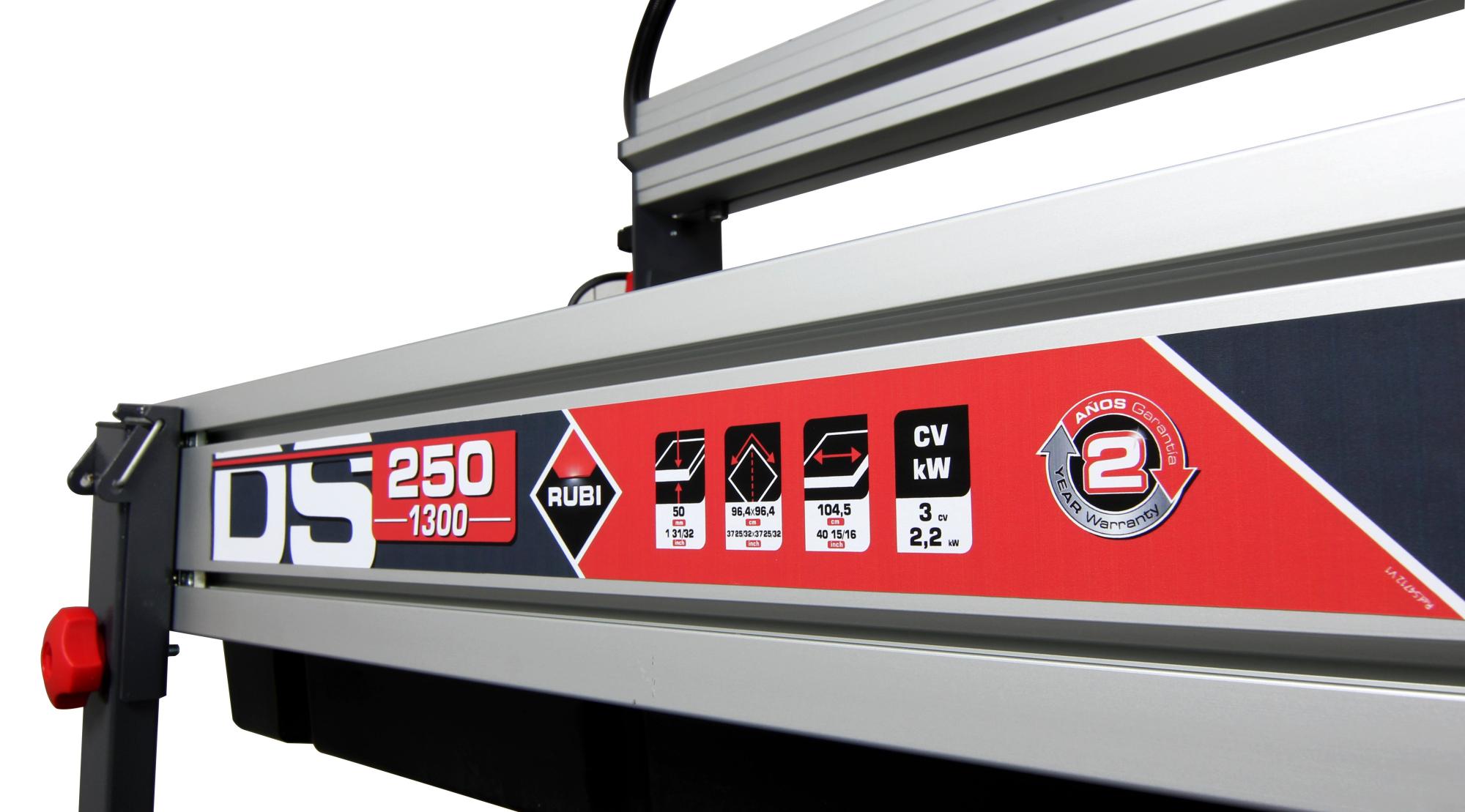 Scie de carrelage electrique radiale RUBI Ds-250 1300, 2208 W L.1320 mm ...