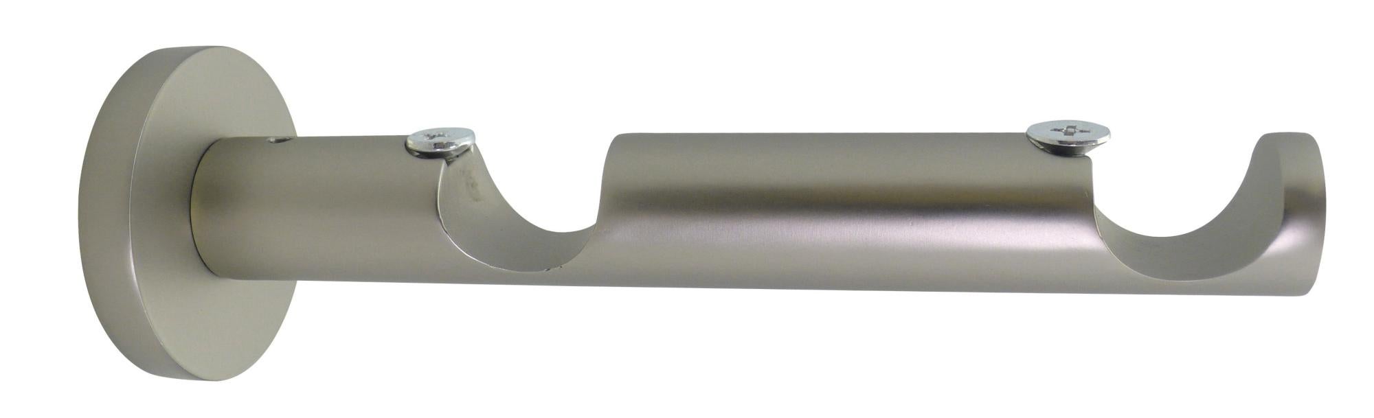 Lot de 2 supports extensibles tringle à rideau Design, 20 mm nickel mat INSPIRE | Leroy Merlin