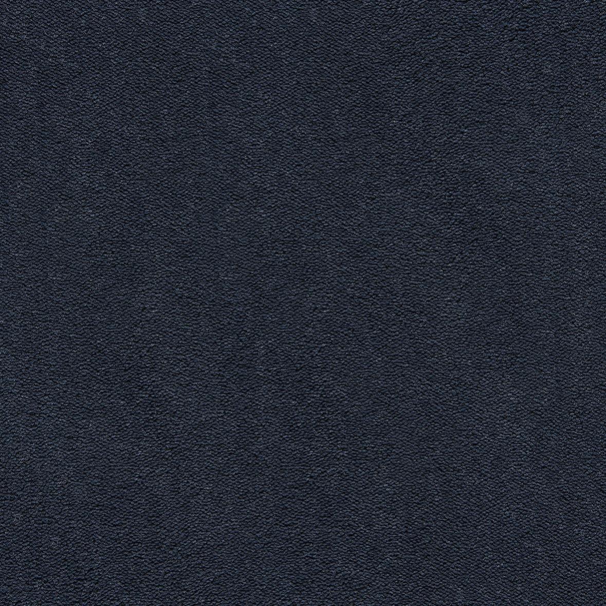 Moquette velours épais uni bleu foncé, Caresse, rouleau l.4 m | Leroy ...