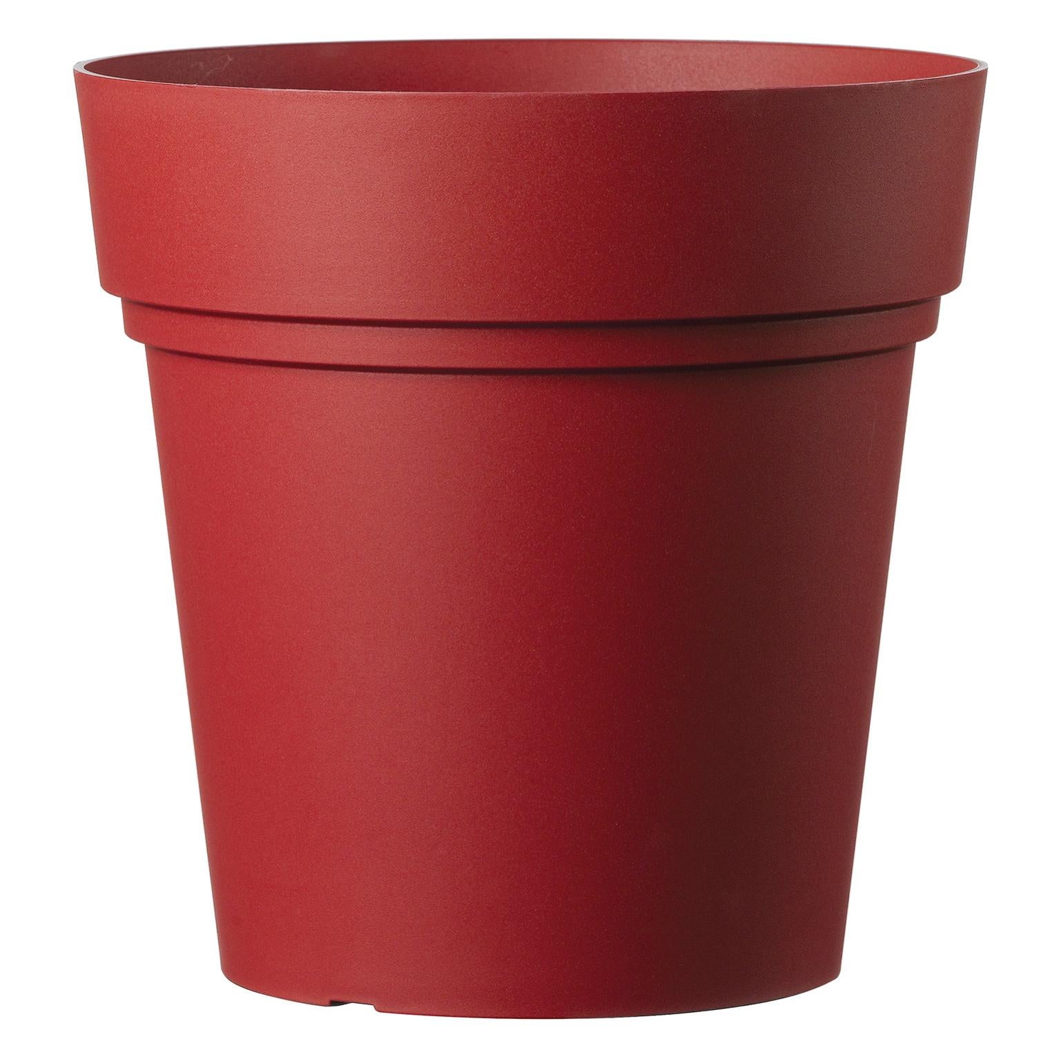 Pot plastique DEROMA Diam.30 x H.30 cm rouge | Leroy Merlin