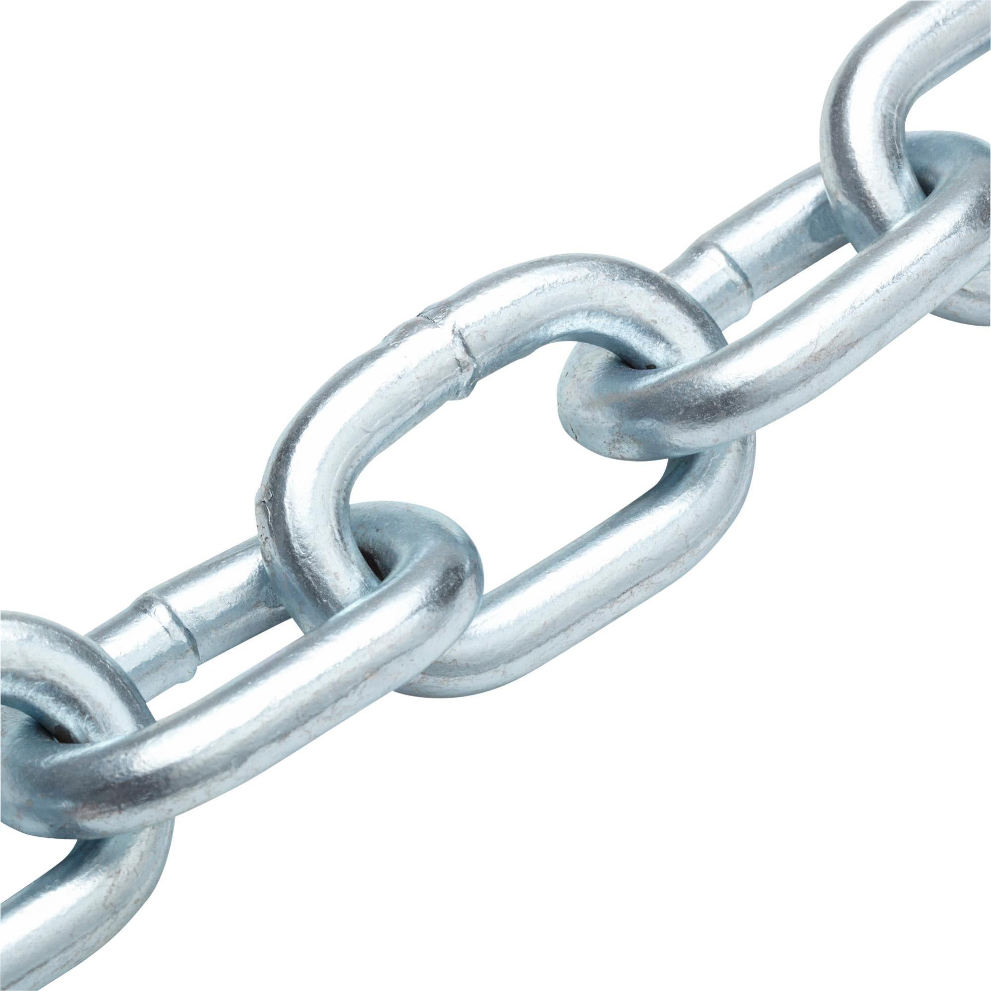 Chaîne acier soudée STANDERS, Diam.10 x l.38 mm, vente au mètre | Leroy ...