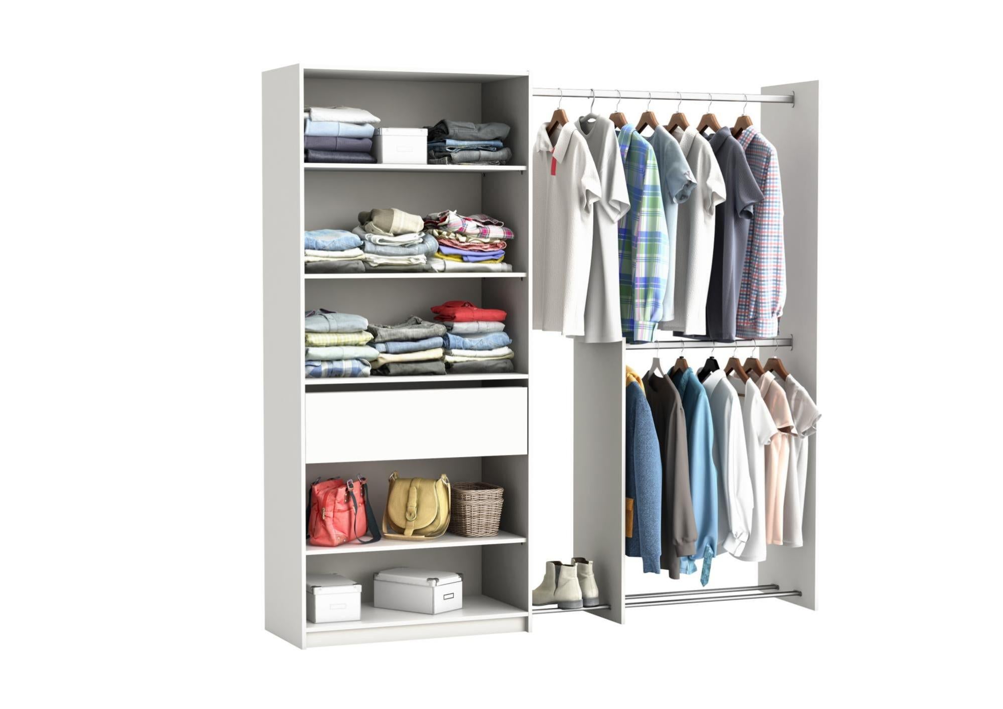 Kit dressing blanc Xxl H.203 x l.208 x P.50.1 cm | Leroy Merlin