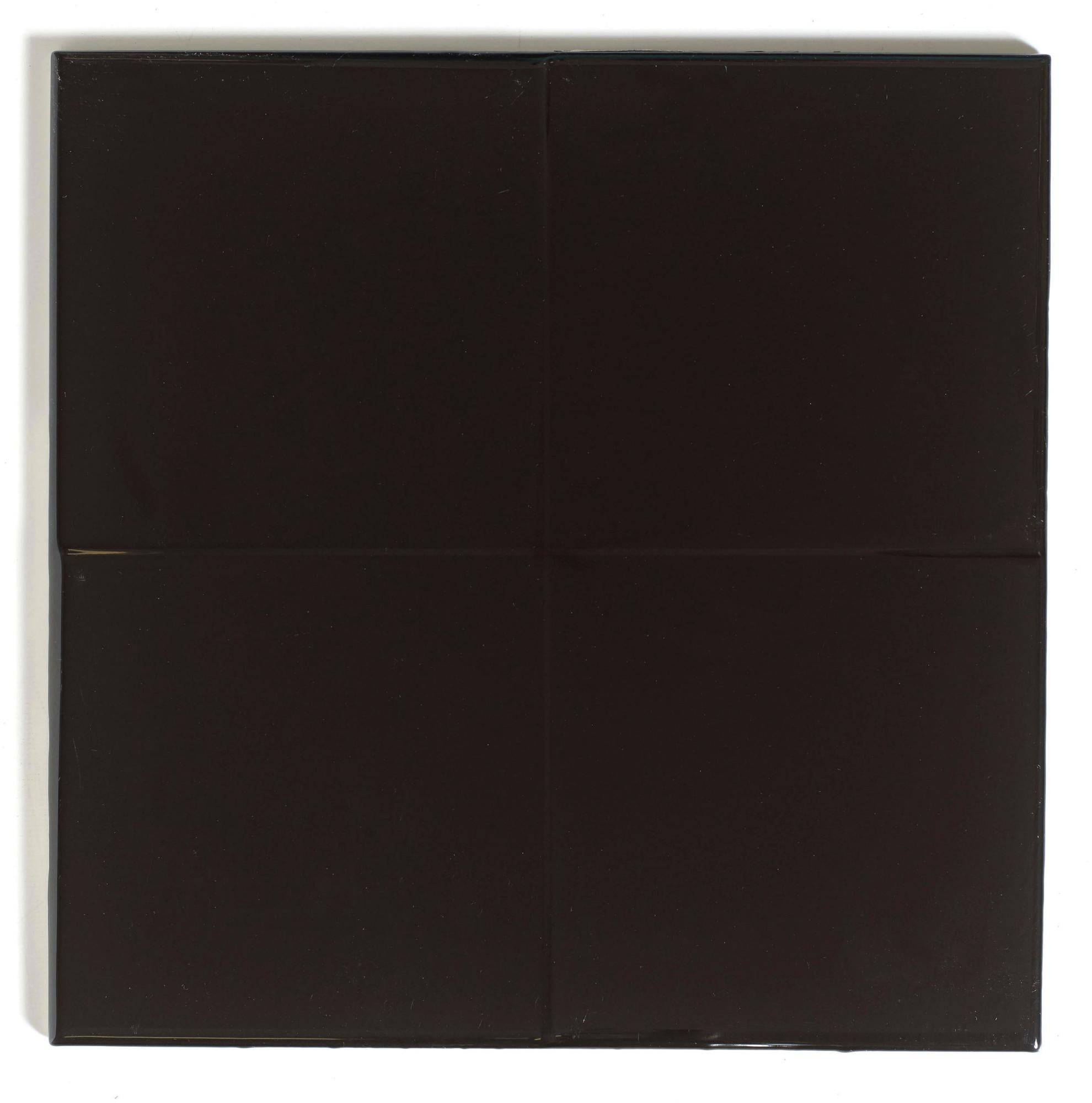 Carrelage mural noir-noir n°0 brillant l.15 x L.15 cm Astuce | Leroy Merlin