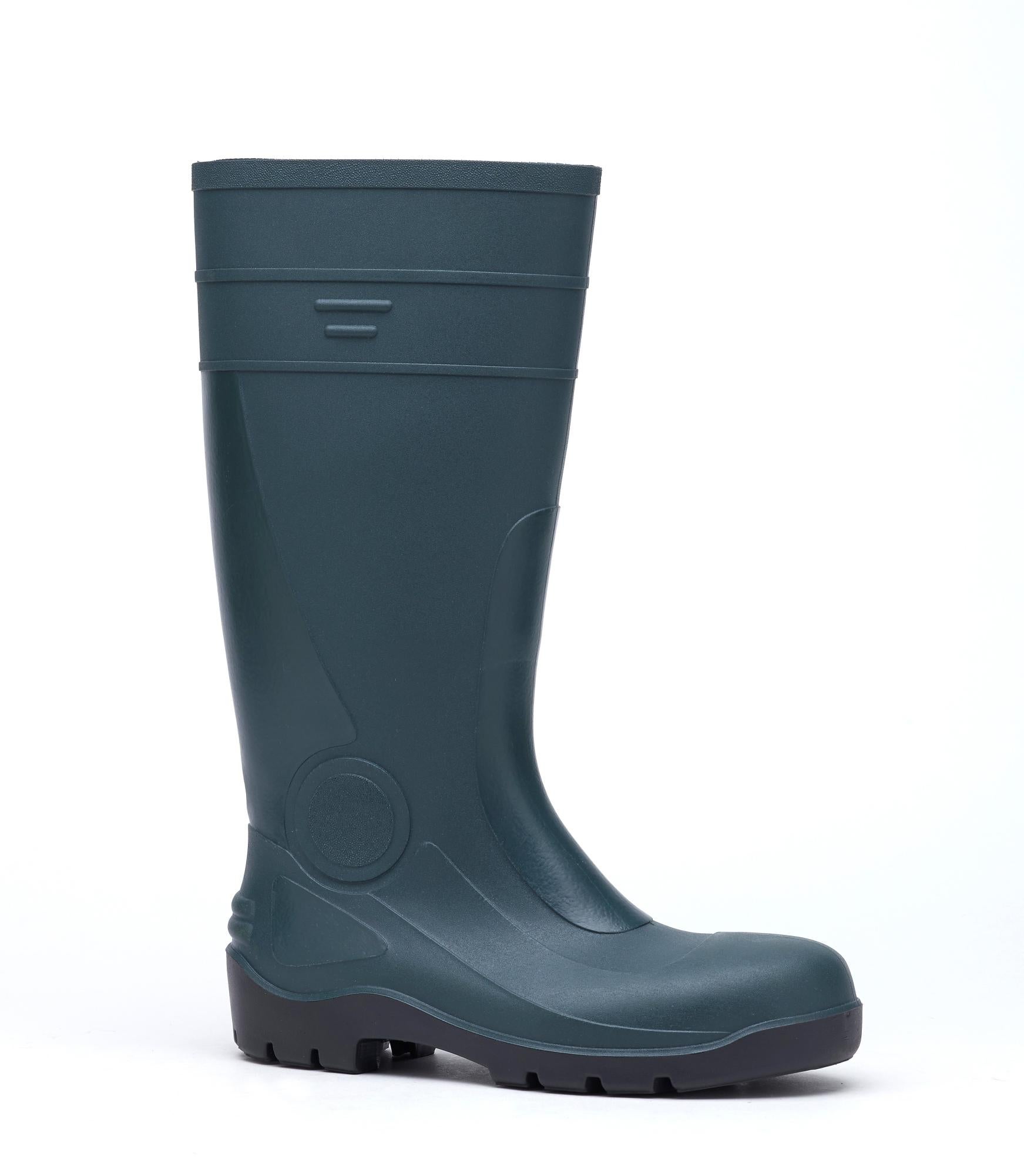 Botte PVC de sécurité Dieppe, vert, taille 46 | Leroy Merlin