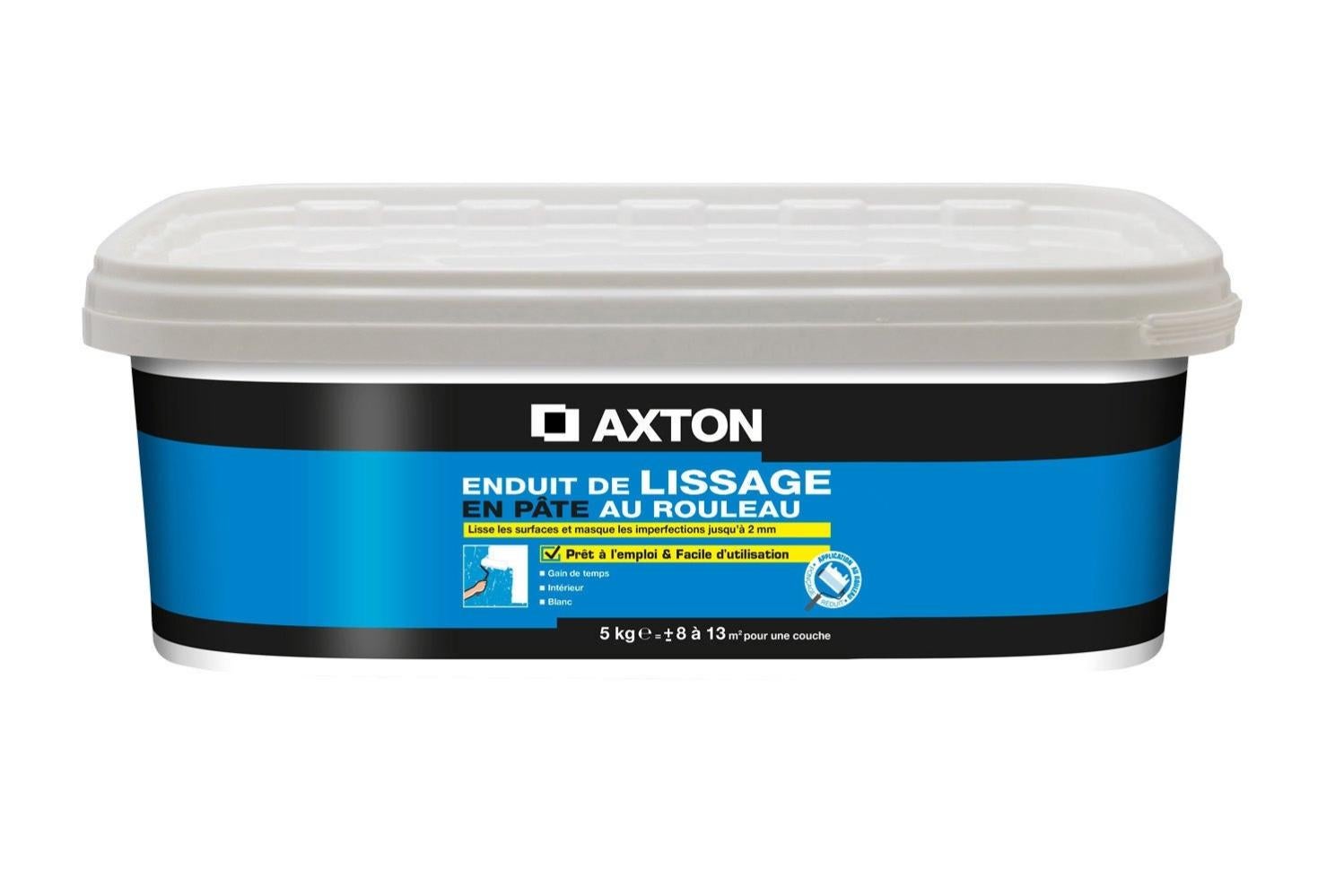 Enduit de lissage en pâte AXTON blanc 5 kg | Leroy Merlin