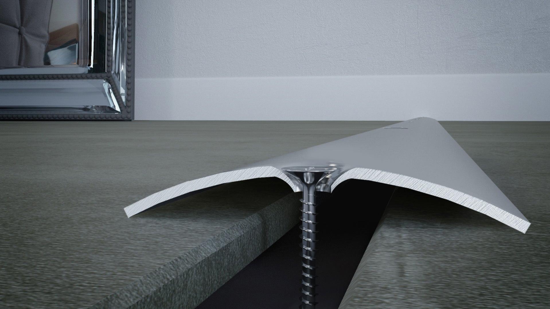 Barre de seuil inox brillant, L.93 cm x l.45 mm | Leroy Merlin