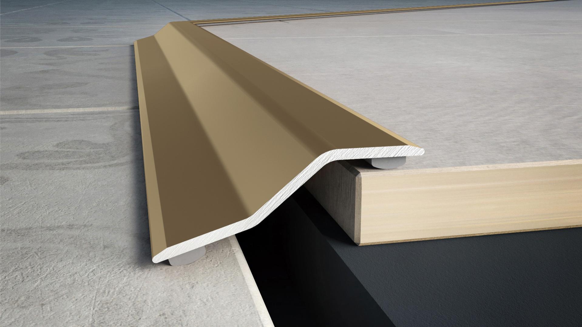 Barre de seuil alu bronze foncé, L.83 cm x l.30 mm | Leroy Merlin