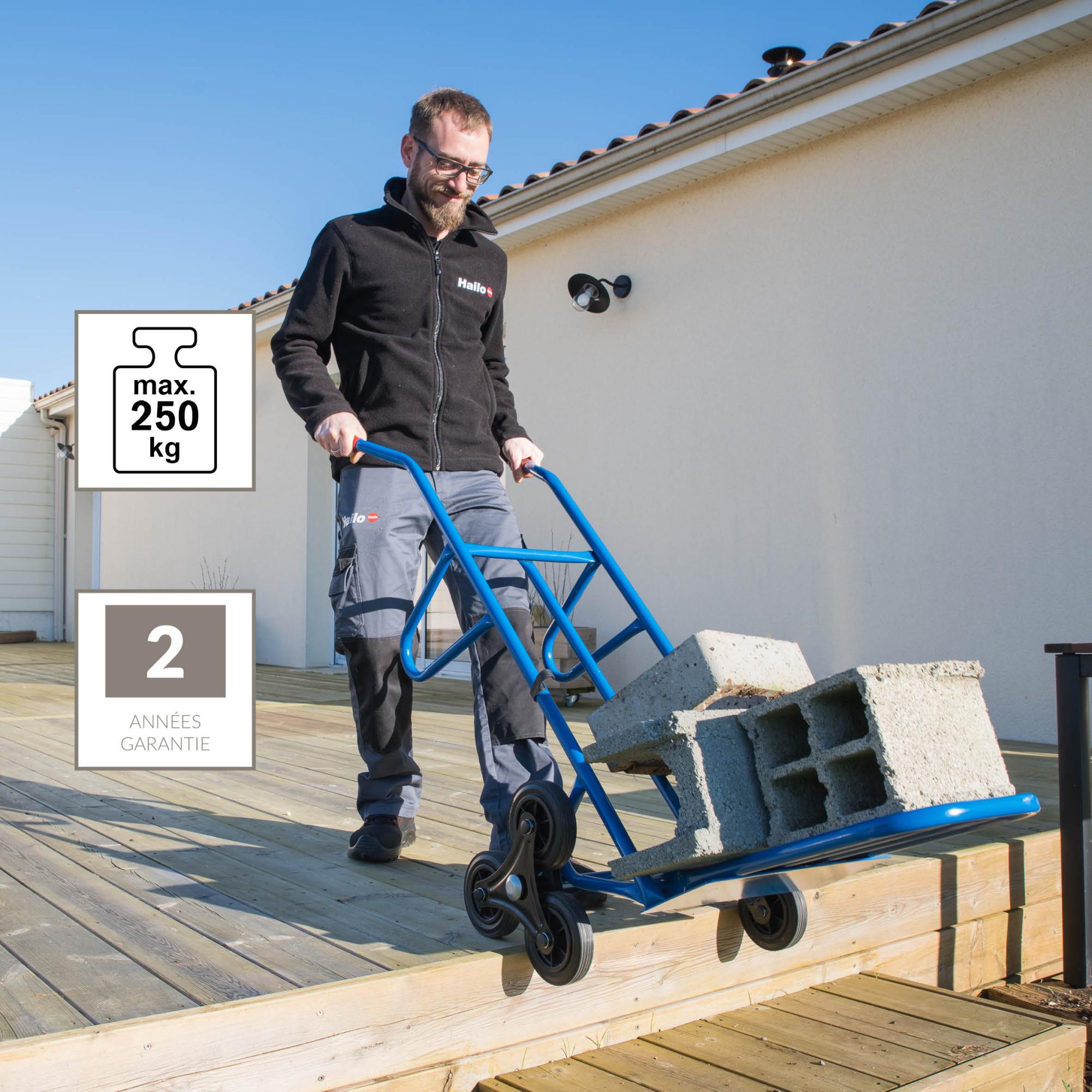 Diable rigide HAILO, charge garantie 250 kg | Leroy Merlin