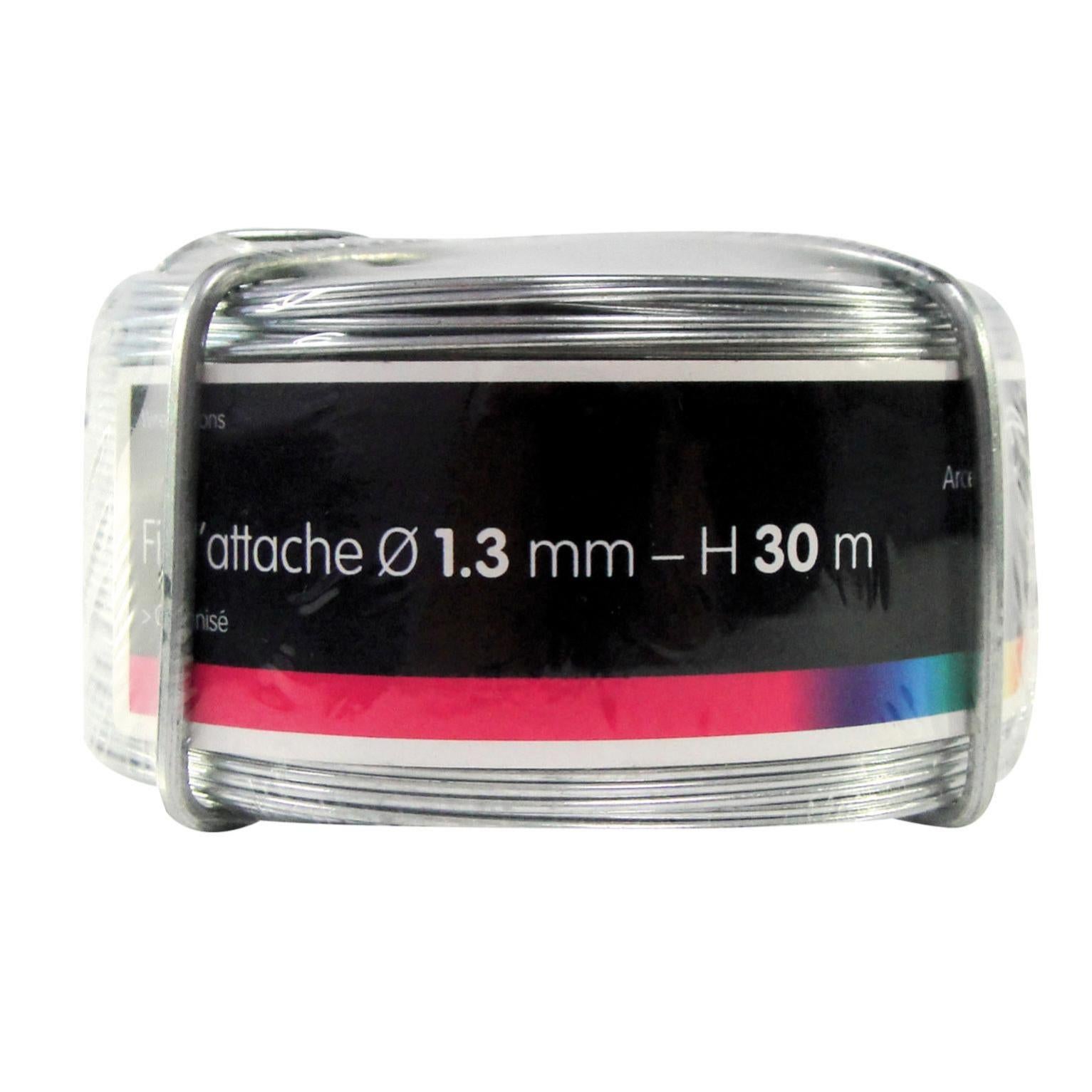 Fil d'attache galva, section 1.3 mm x 30 m | Leroy Merlin