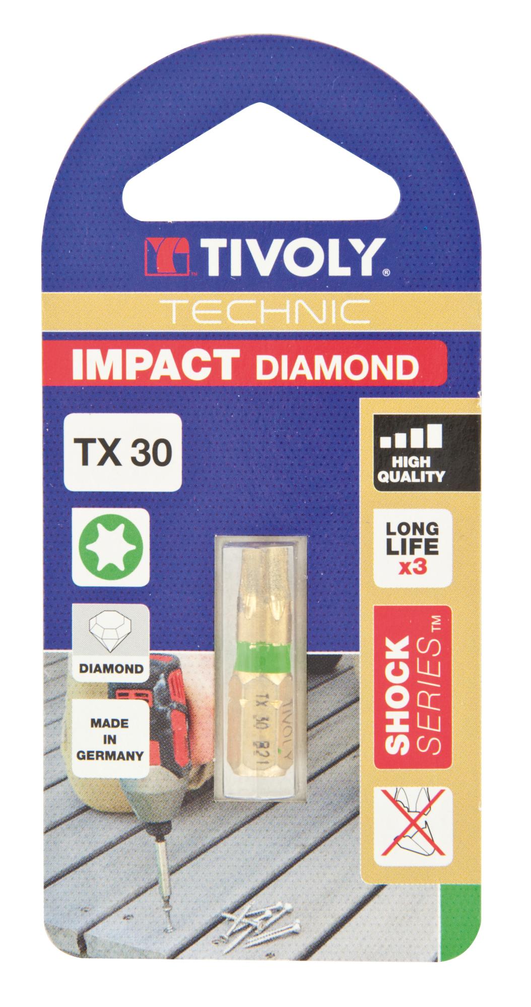 Embout de vissage pour vis Torx 30 diam bi-torsion TIVOLY | Leroy Merlin