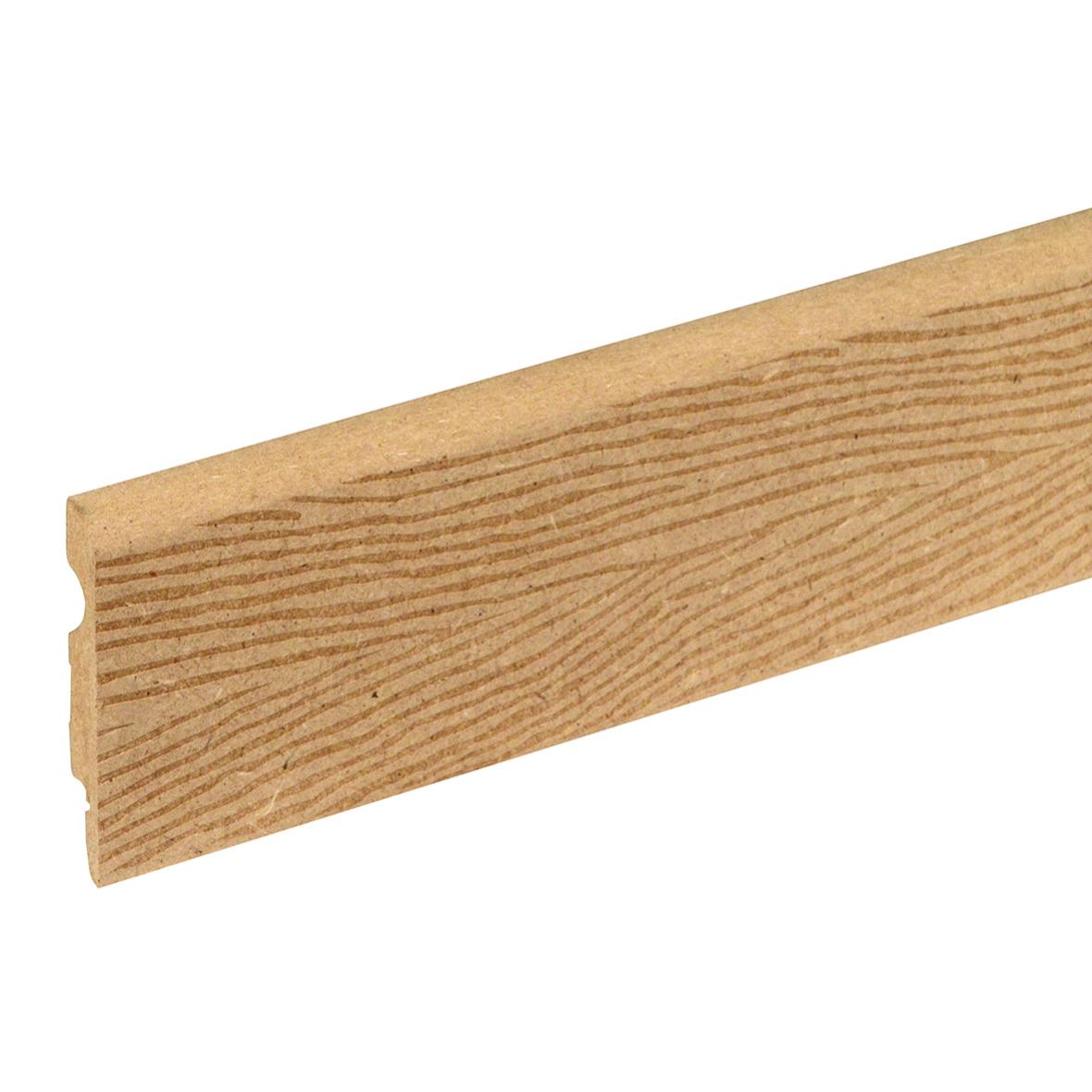 Plinthe en Mdf avec un décor structuré en imitation chêne 9.5x68mm L 2 ...