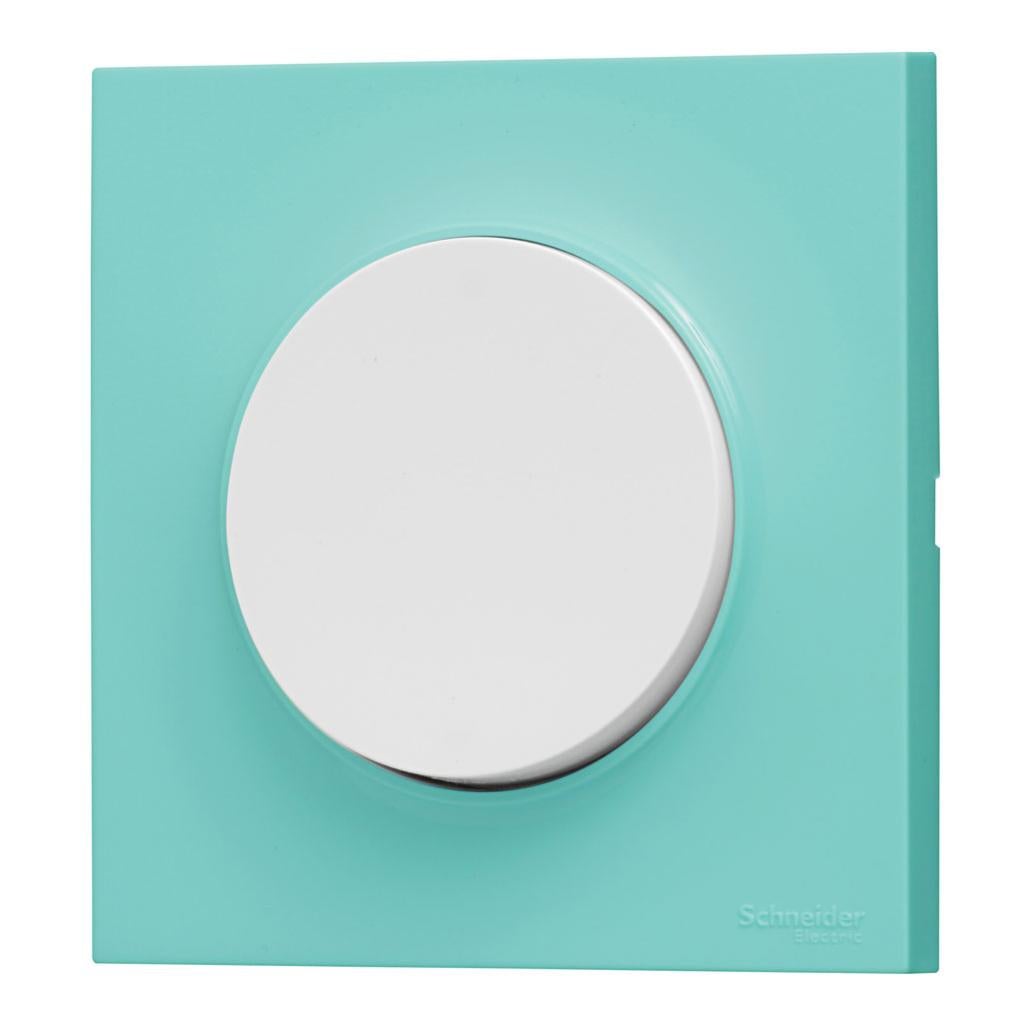 Interrupteur va-et-vient SCHNEIDER ELECTRIC Odace, bleu cyan | Leroy Merlin