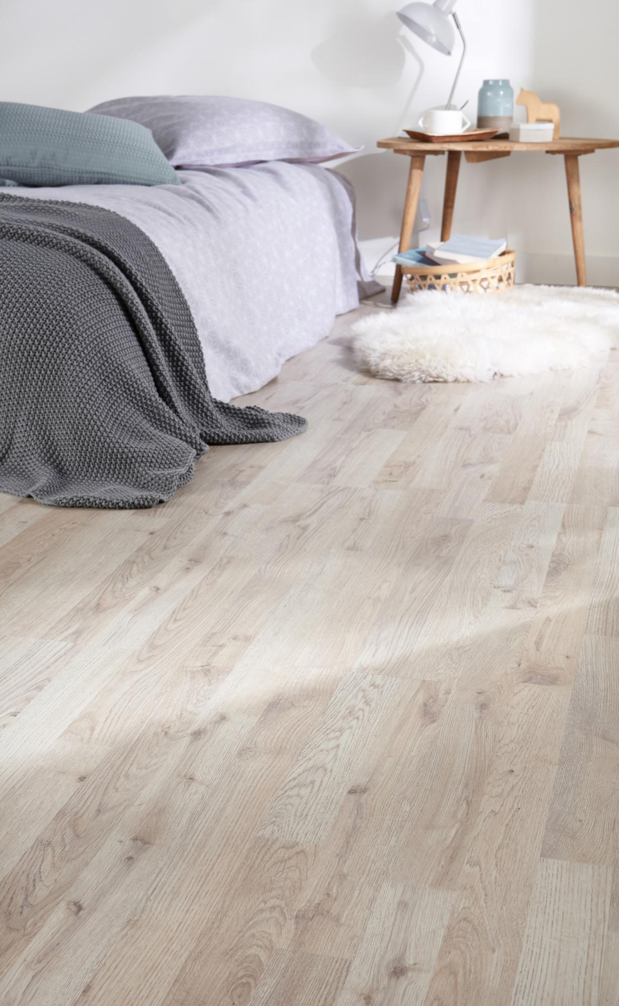 Sol stratifié gris scié 3f, Ep.6 mm Prestige | Leroy Merlin