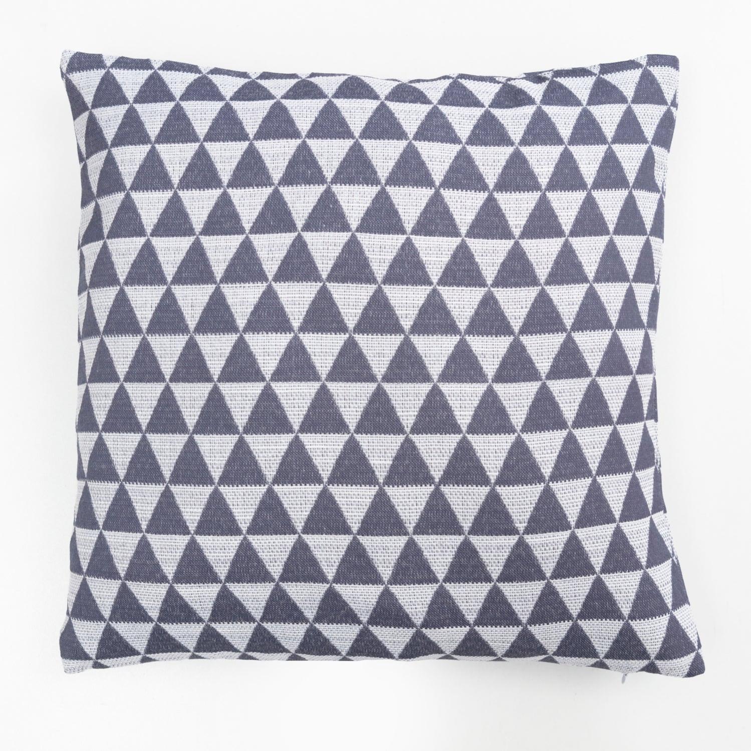 Coussin, bleu / blanc l.40 x L.40 cm | Leroy Merlin
