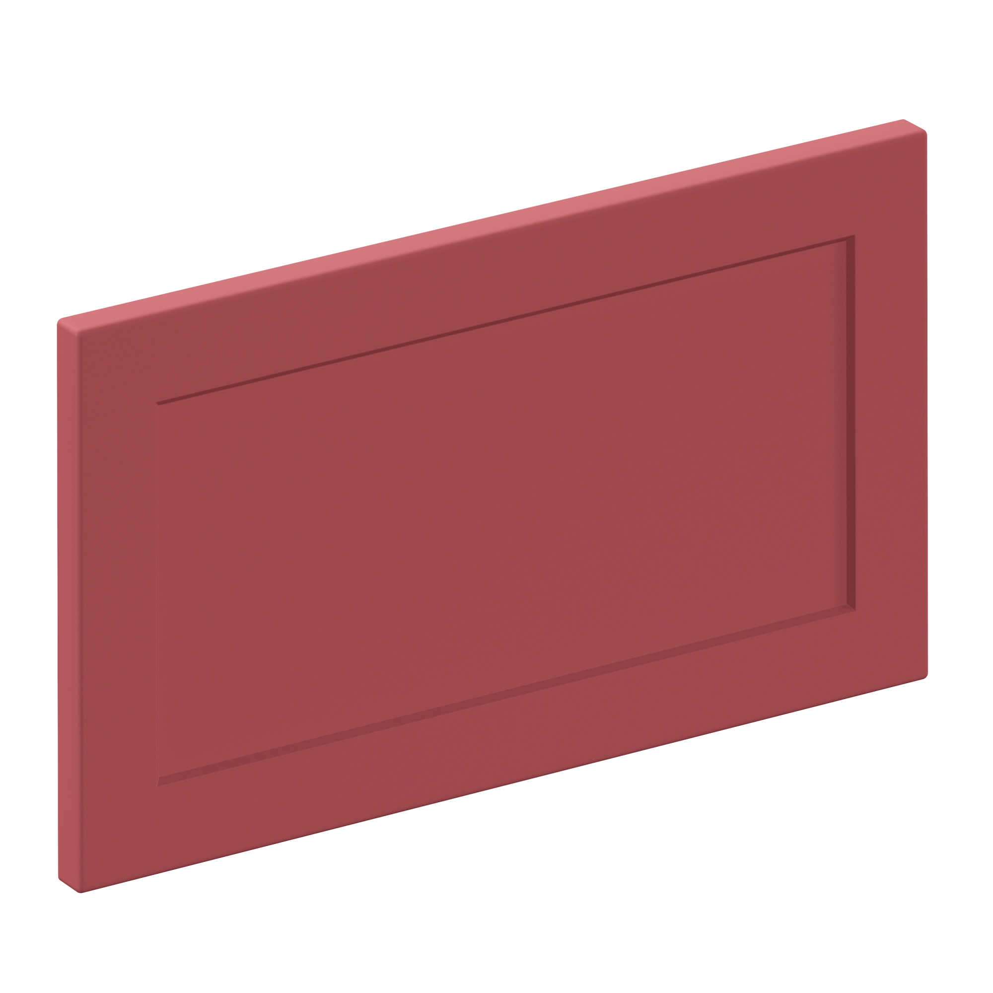 Façade de tiroir de cuisine Newport rose cabaret mat, DELINIA ID H.25.3 ...