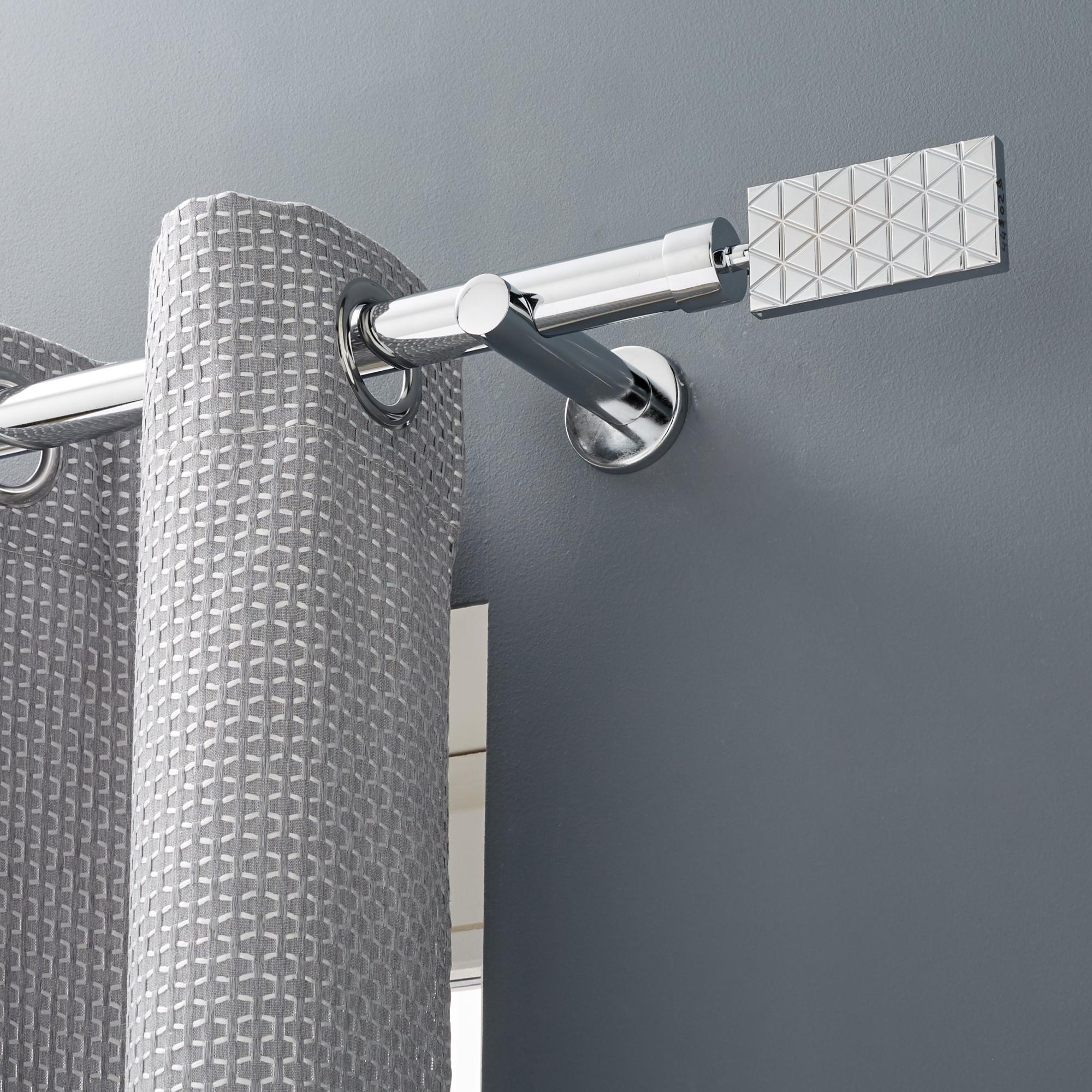 Support tringle à rideau, 28 mm chromé brillant INSPIRE | Leroy Merlin