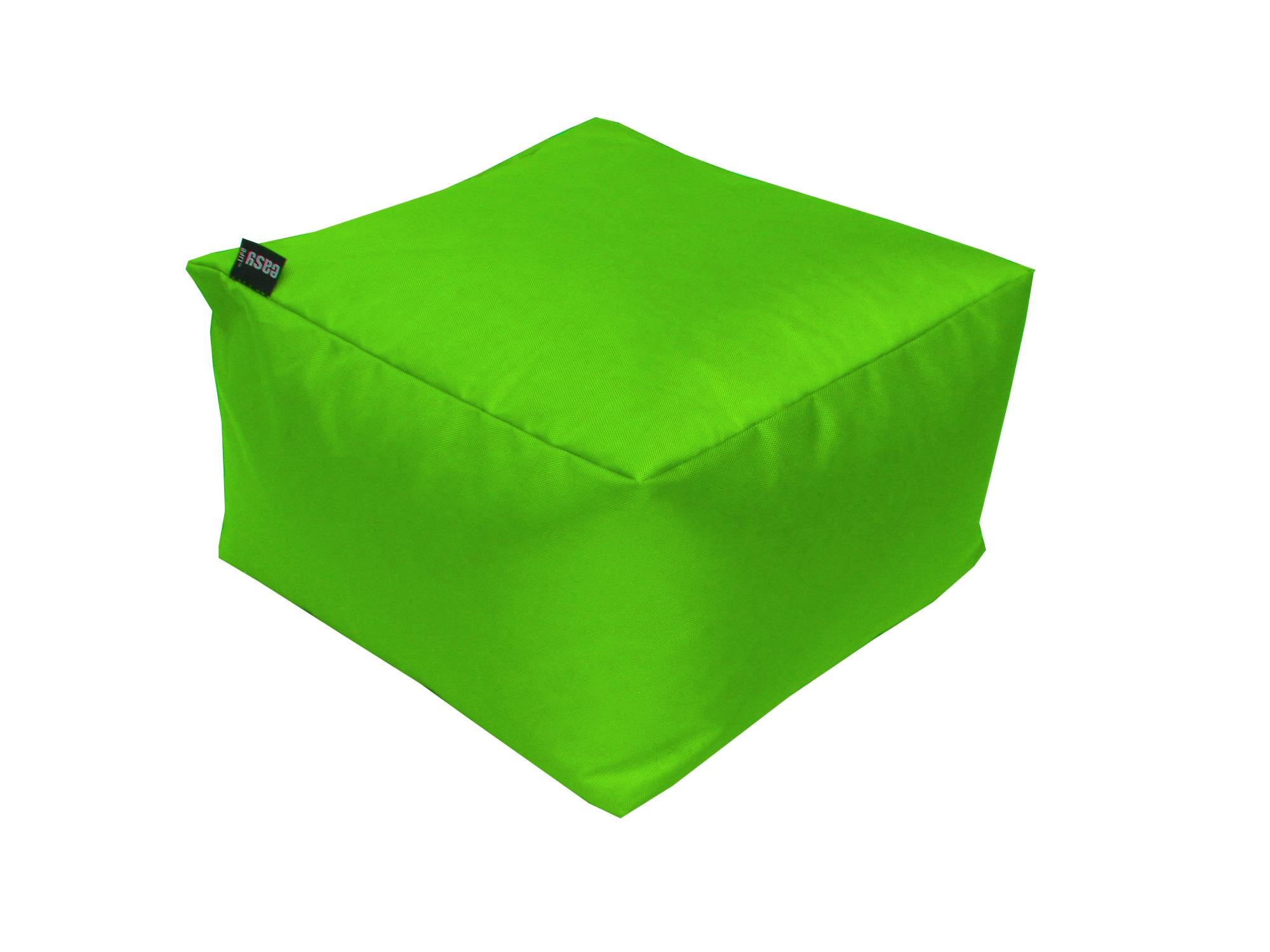 Pouf de sol vert granny Blok, L.50 x l.50 cm | Leroy Merlin