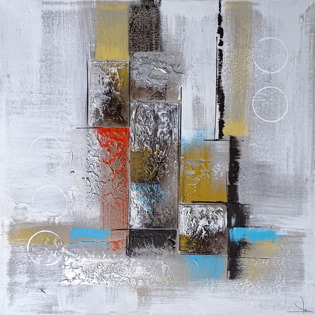 Toile peinte l.70 x H.70 cm | Leroy Merlin