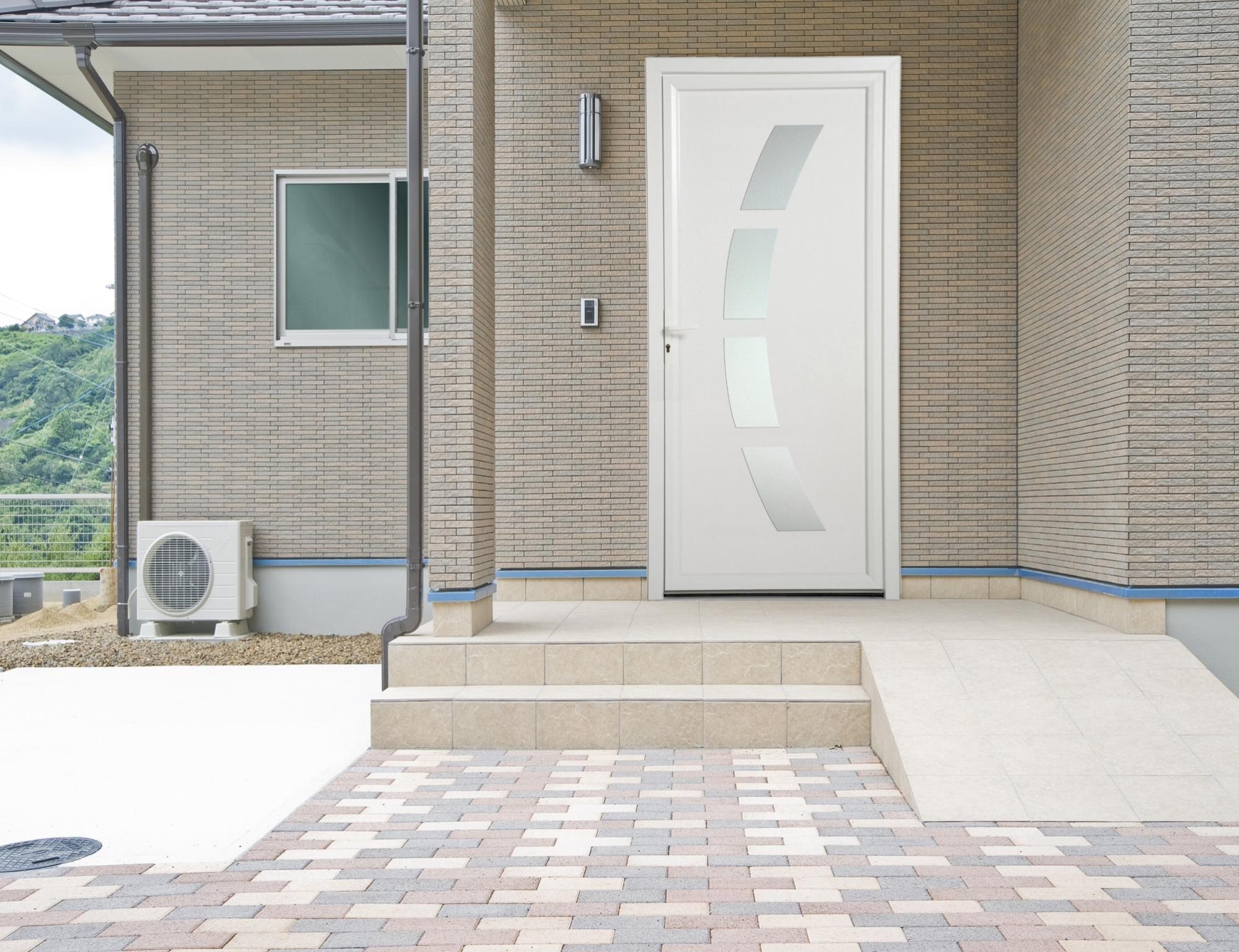 Porte d'entrée PVC Toledo Essentiel H.215 x l.90 cm vitrée blanc ...