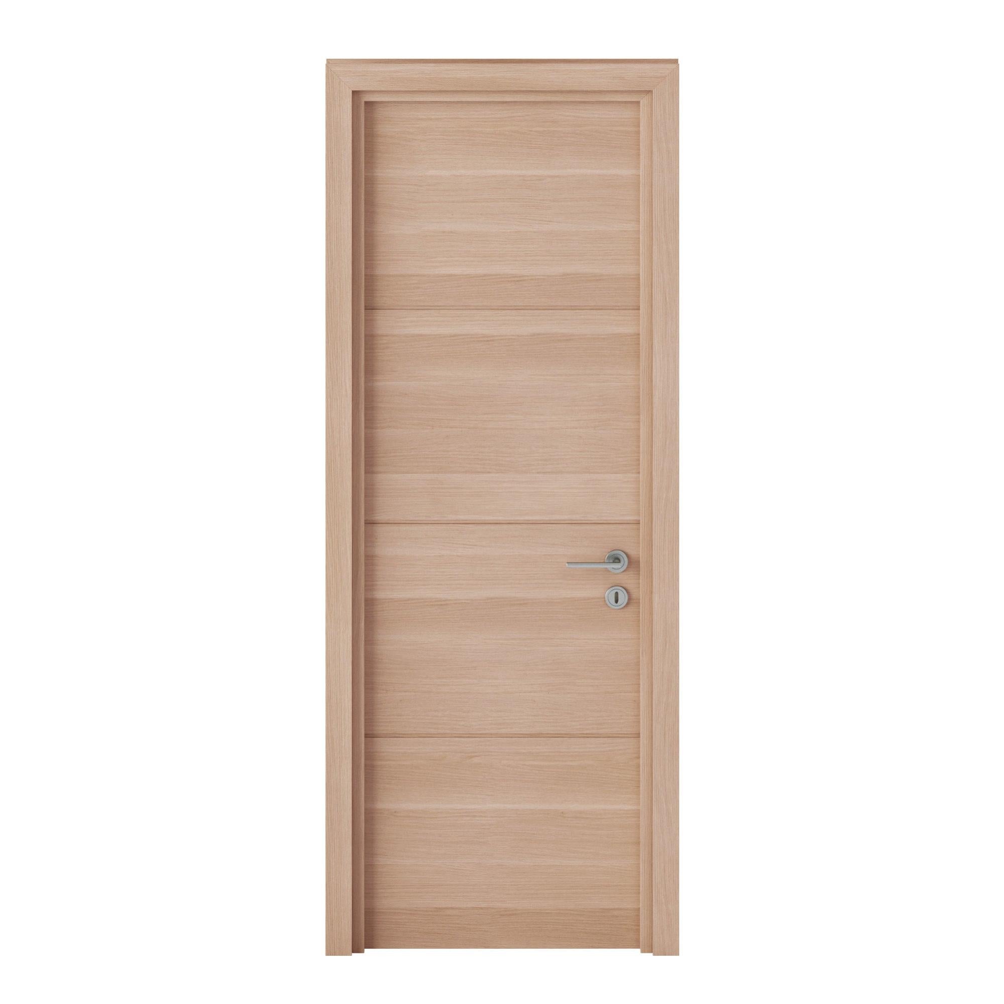 Bloc-porte MDF Madrid 2 H.220 x l.93 cm, poussant gauche | Leroy Merlin