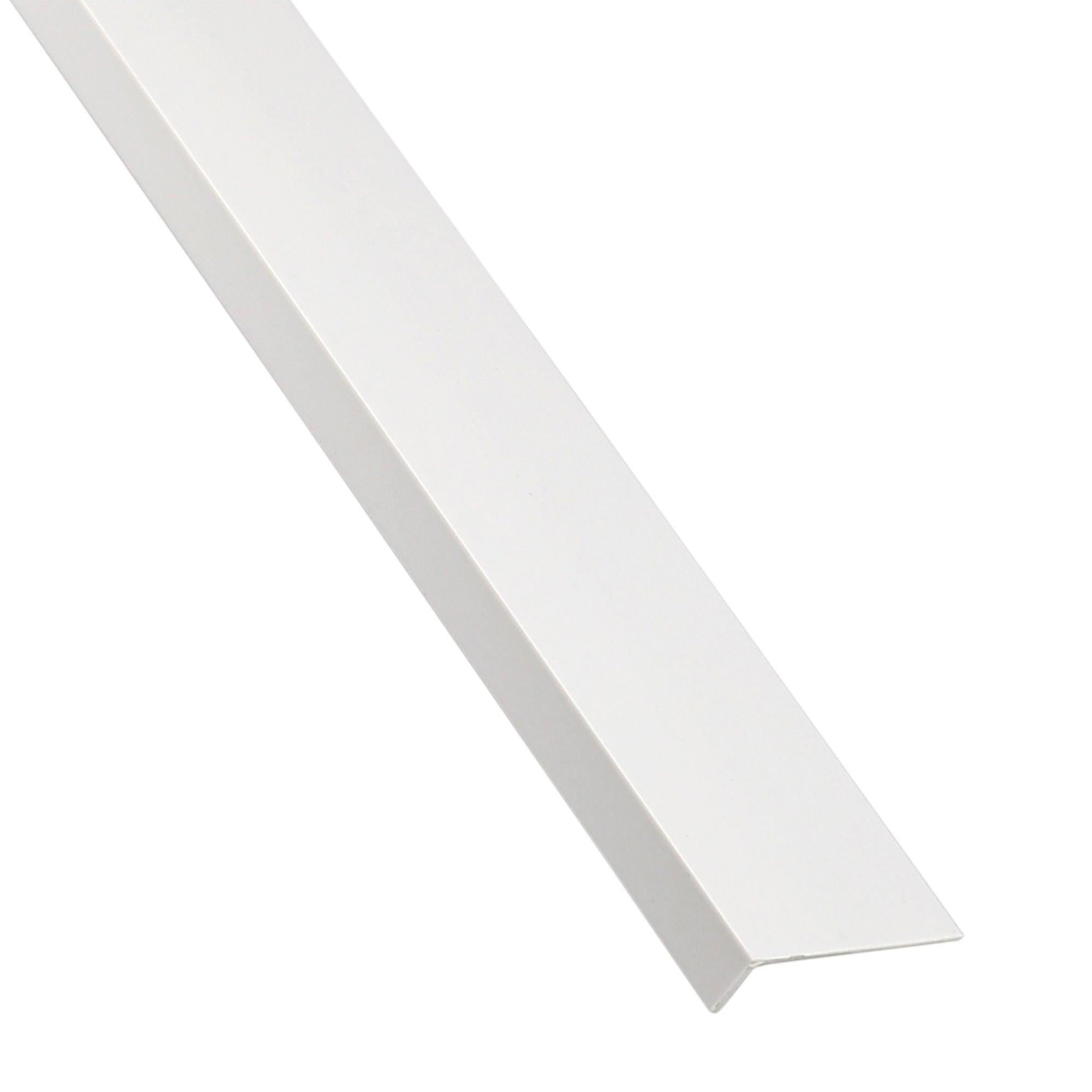 Cornière inégale pvc blanc lisse, L.1000 mm | Leroy Merlin