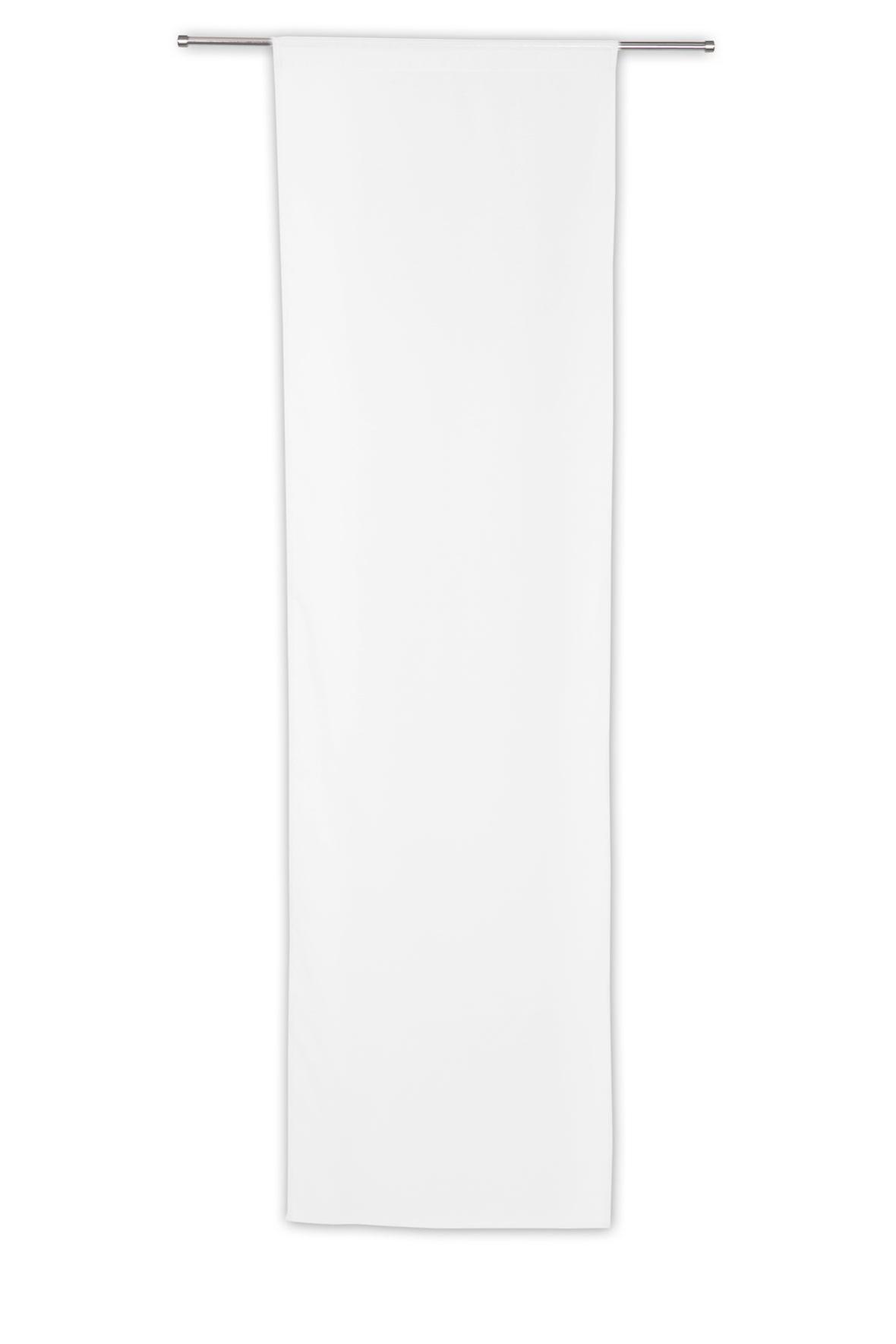 Vitrage transparent, Léo, blanc, l.60 x H.210 cm | Leroy Merlin
