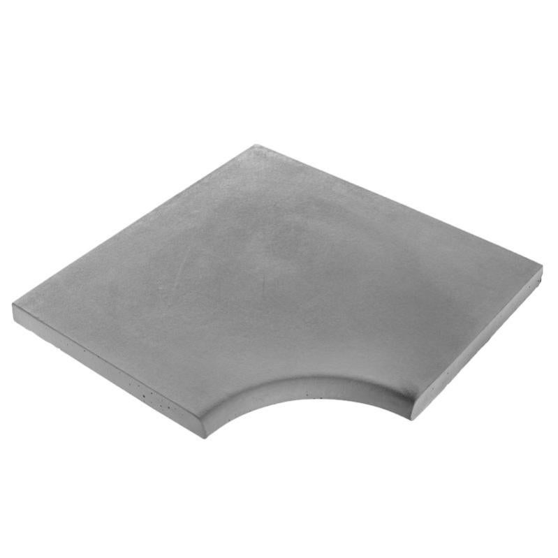 Margelle angle droit rentrant profil plat 50 x 50 x 3,4 cm Oceane en ...