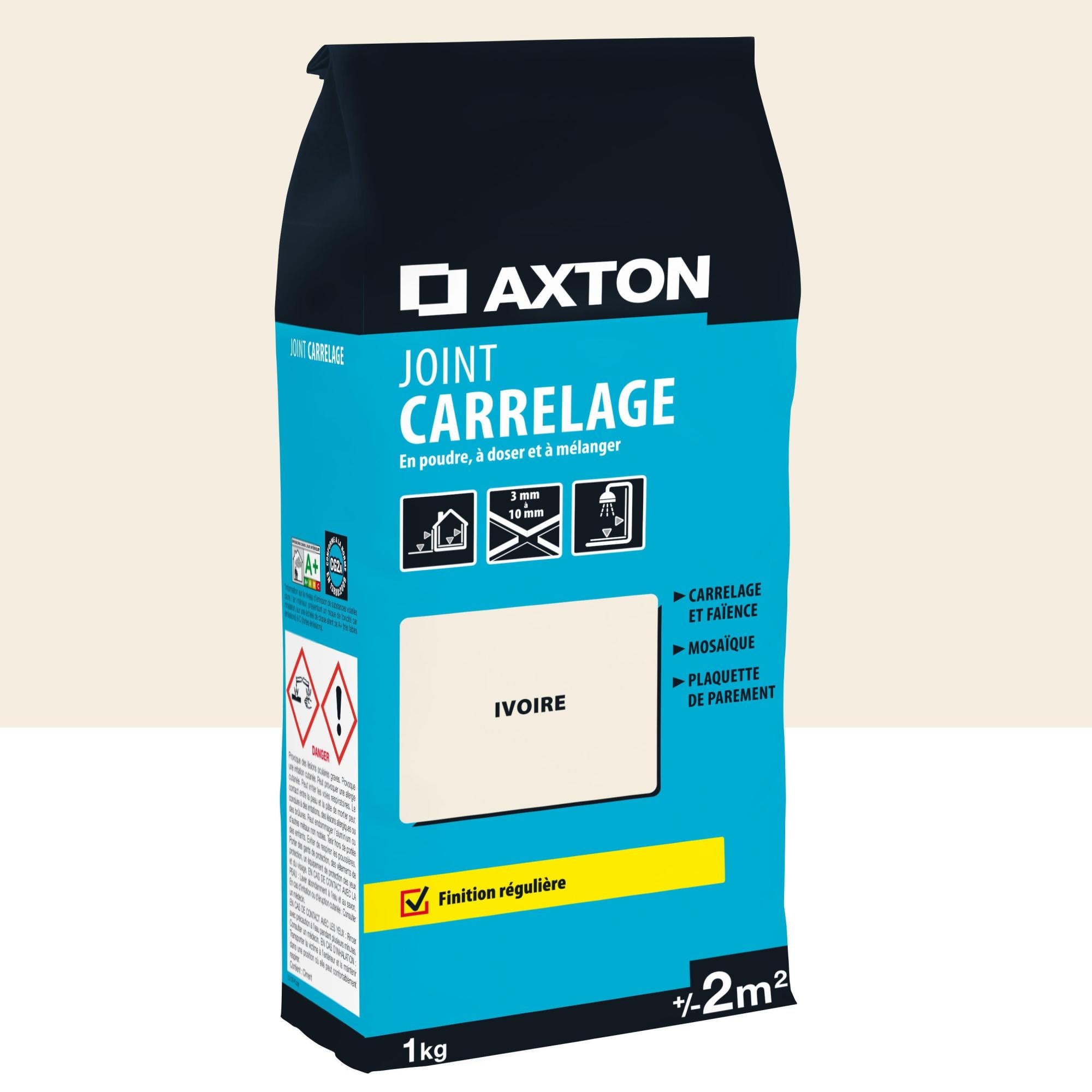Joint carrelage / mosaïque AXTON ivoire 1 | Leroy Merlin