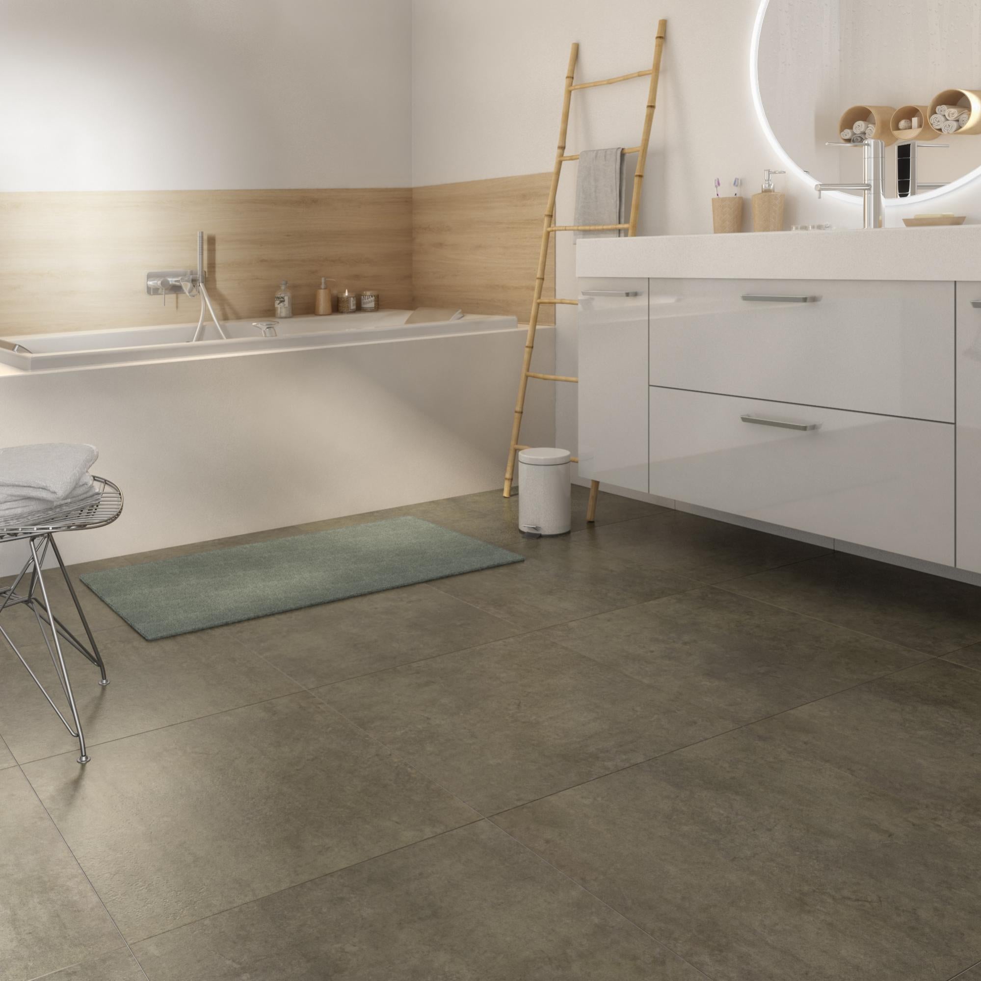 Dalle PVC à clipser CONTESSE Isocore mikonos flambé | Leroy Merlin