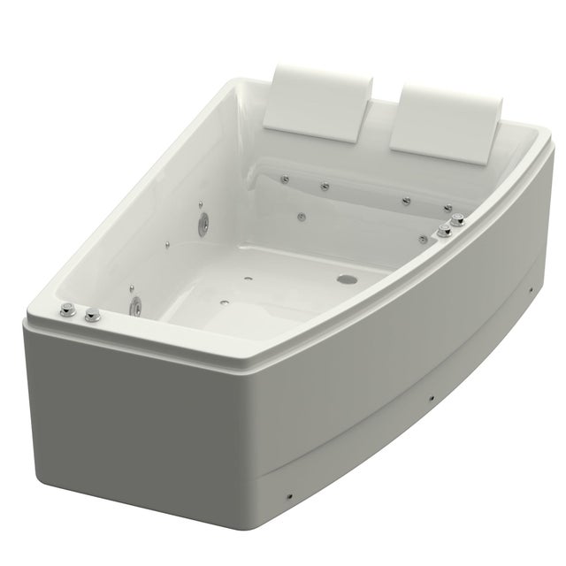 Baignoire balnéo asymétrique | Leroy Merlin